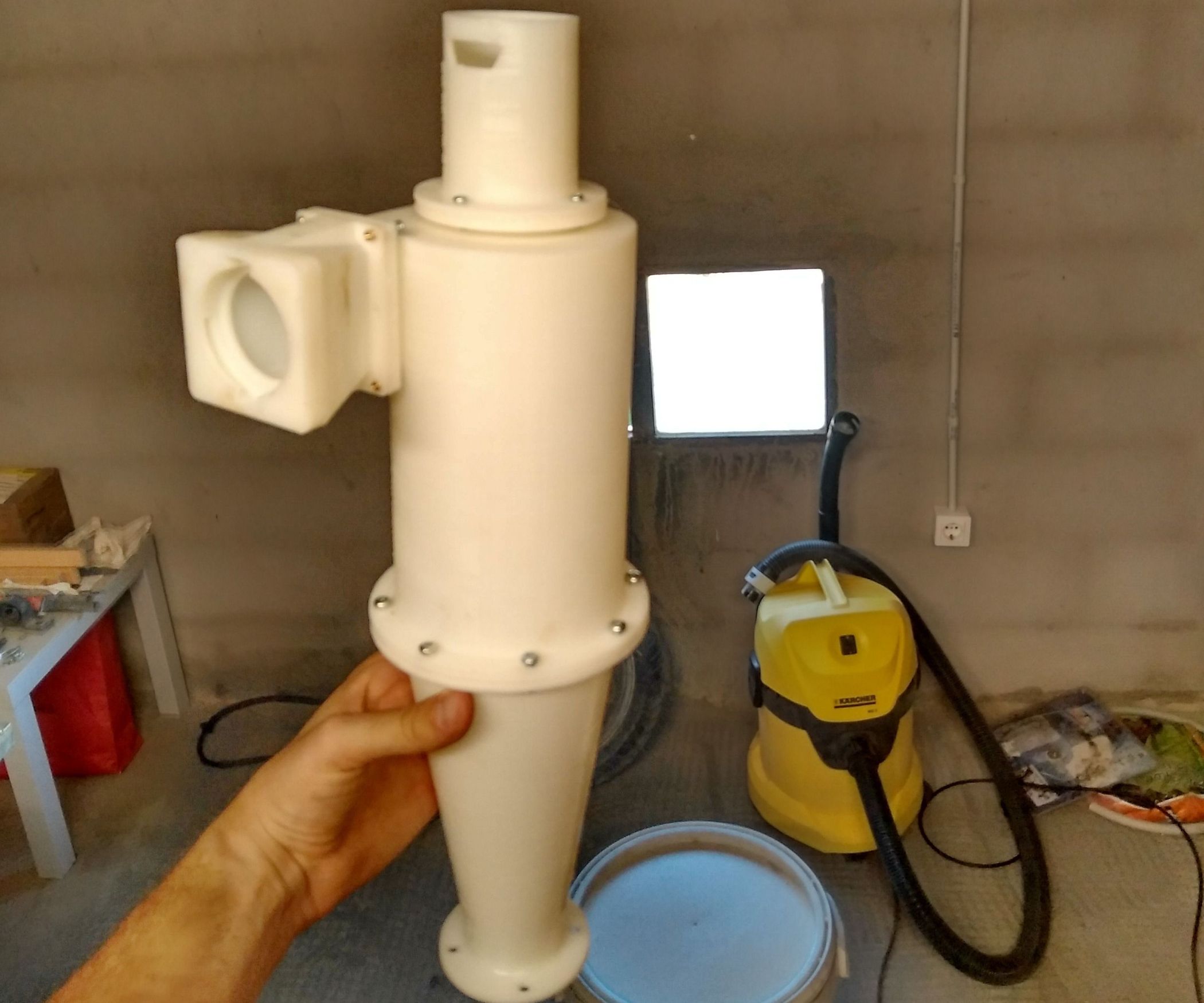Cyclone Dust Collector by 3D Printer : 7 Steps (with Pictures ...