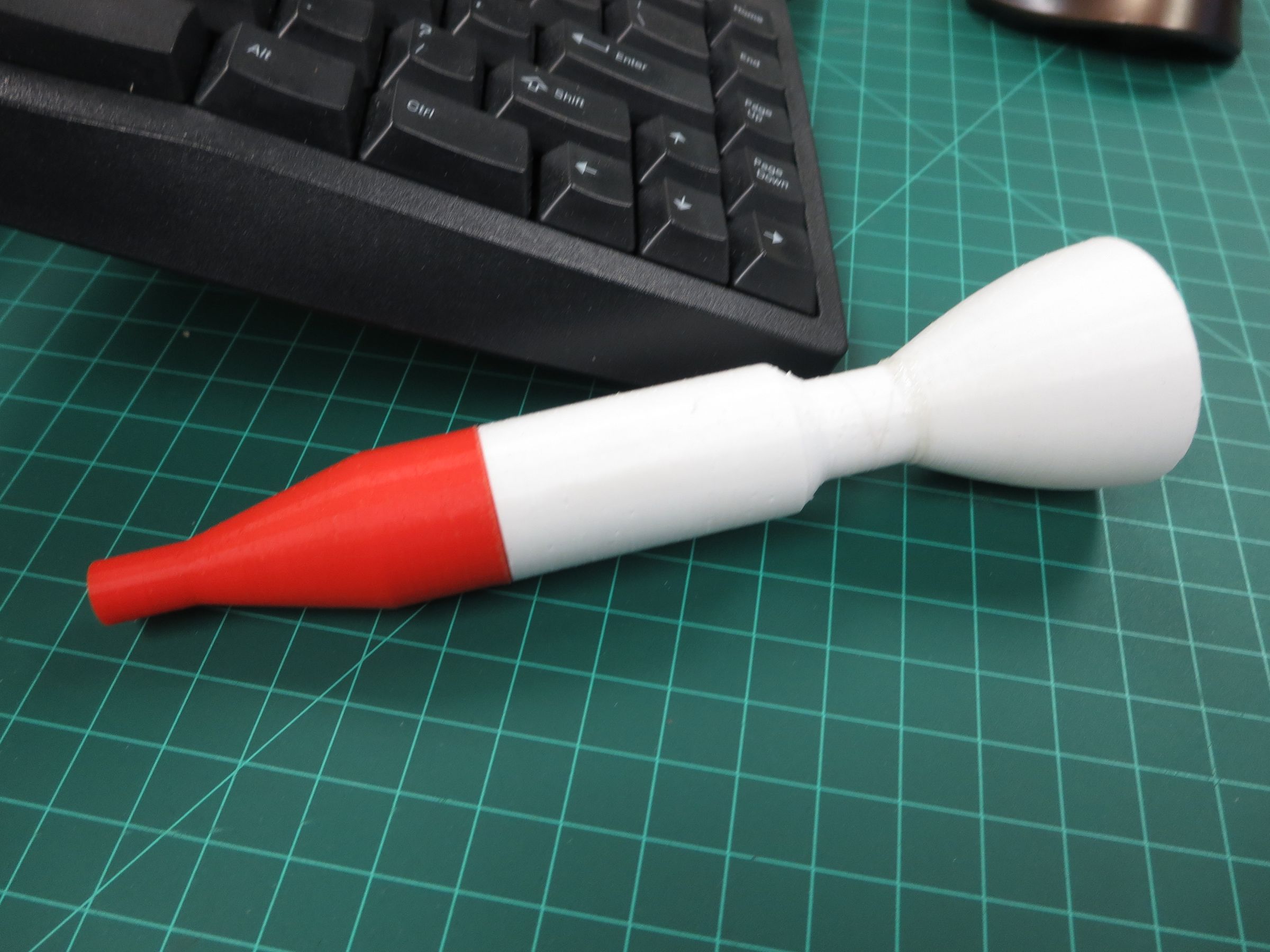 3D Printed PLA Hybrid Rocket With 3D Printed PLA Fuel : 11 Steps ...