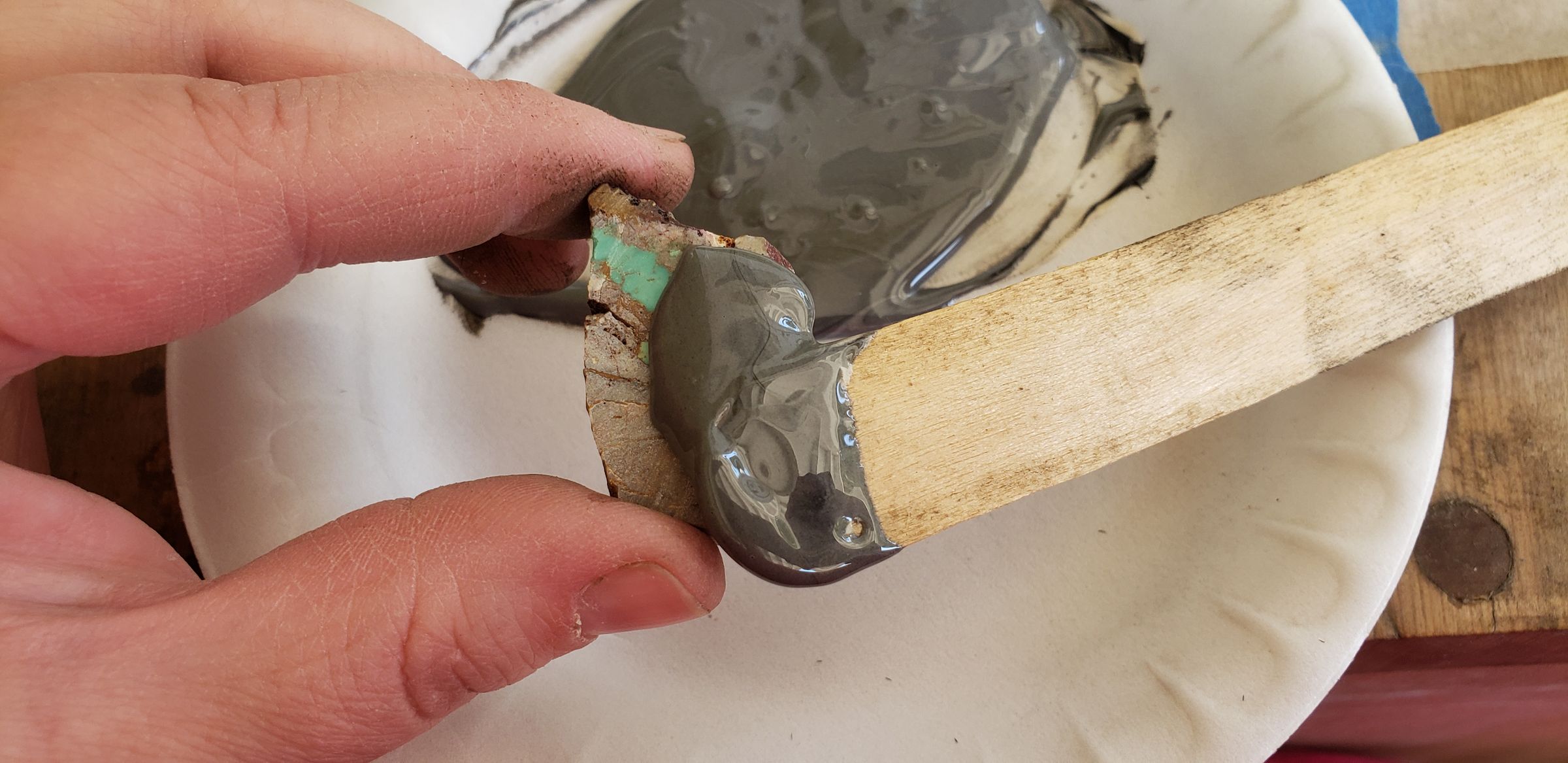 How to Back Turquoise for Jewelry : 6 Steps (with Pictures) - Instructables