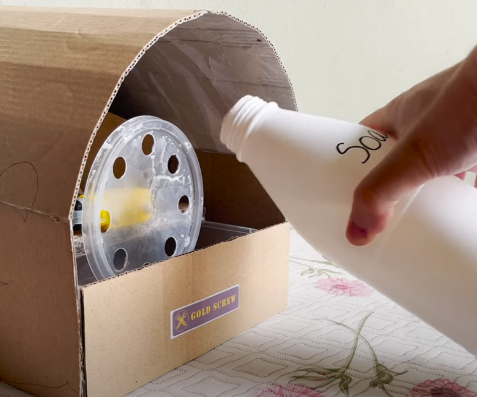 Make Bubble Machine for Kid From Cardboard : 5 Steps - Instructables