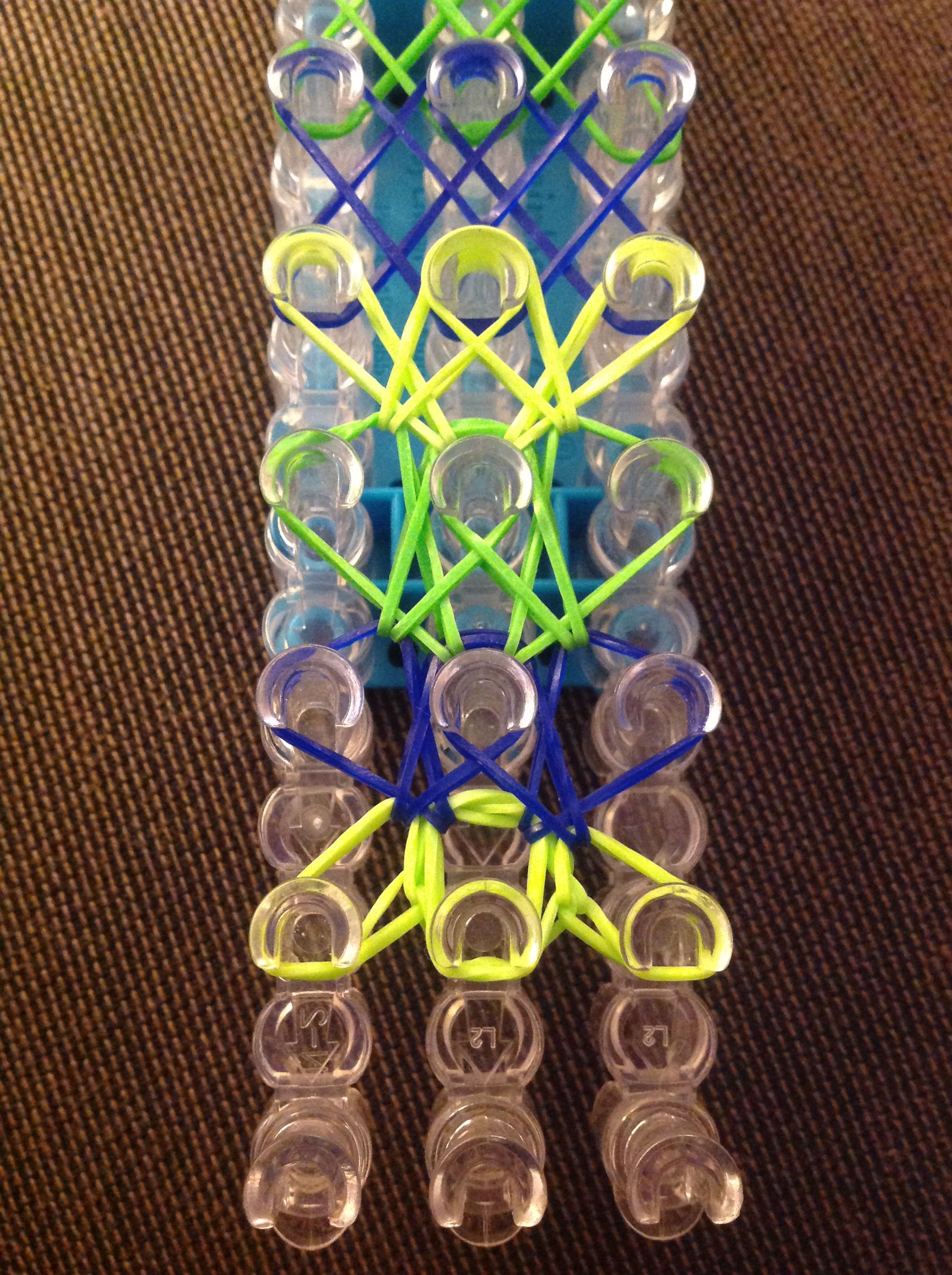 How to Make Rainbow Loom Bracelet Double X Cross *INTERMEDIATE LEVEL ...
