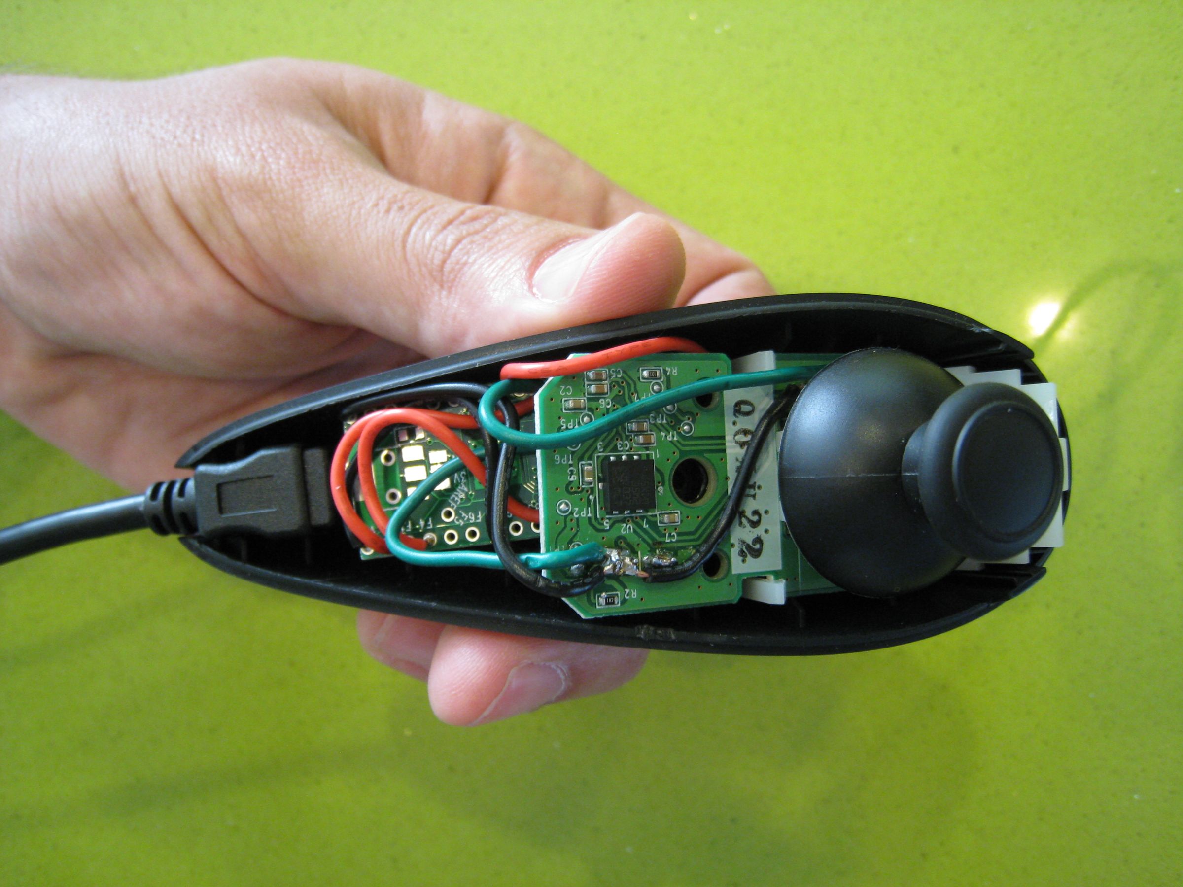 USB Mouse Made Out of a Wii Nunchuck : 4 Steps (with Pictures) - Instructables