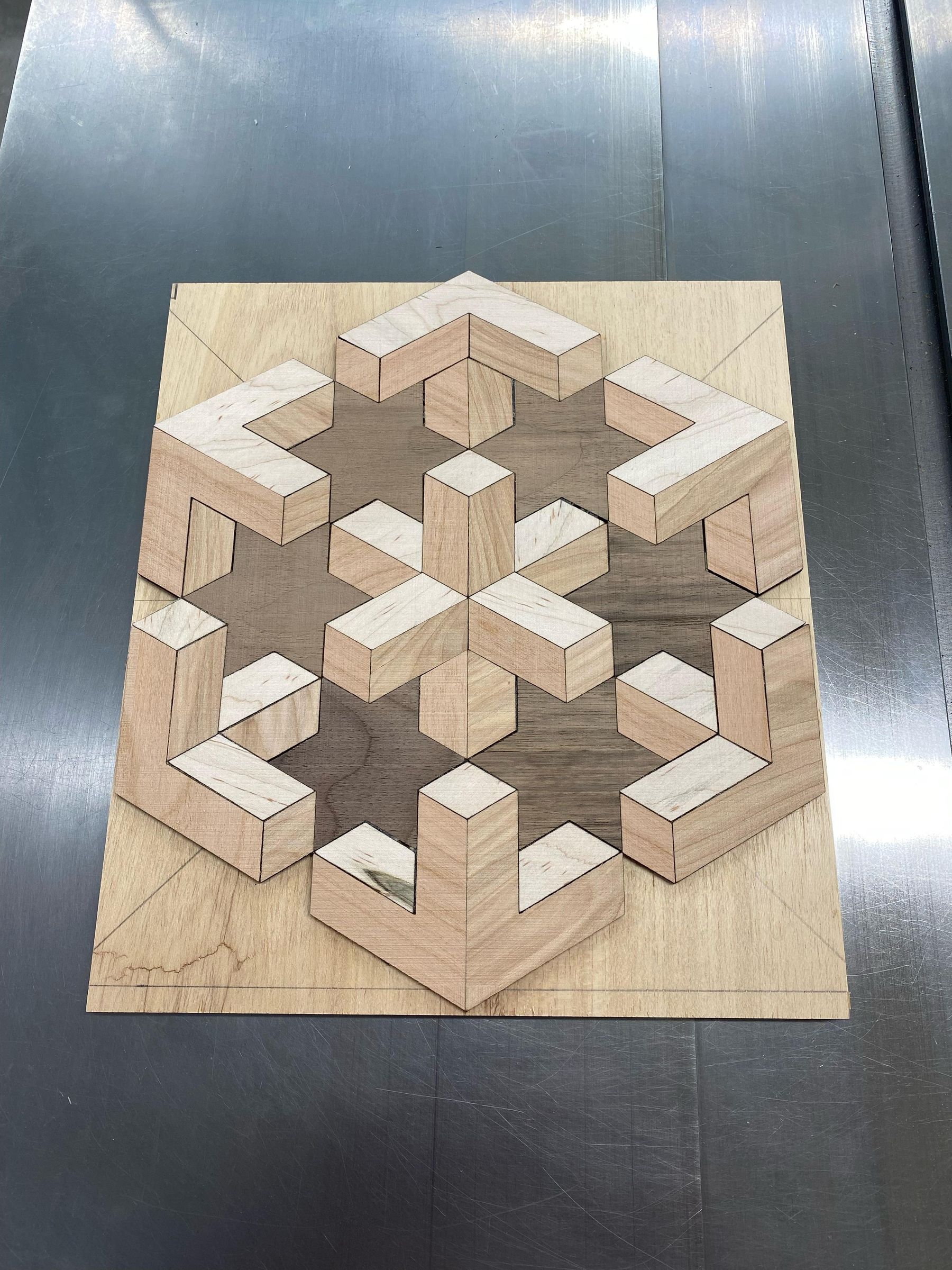 3d Optical Illusion Wood Art : 3 Steps (with Pictures) - Instructables