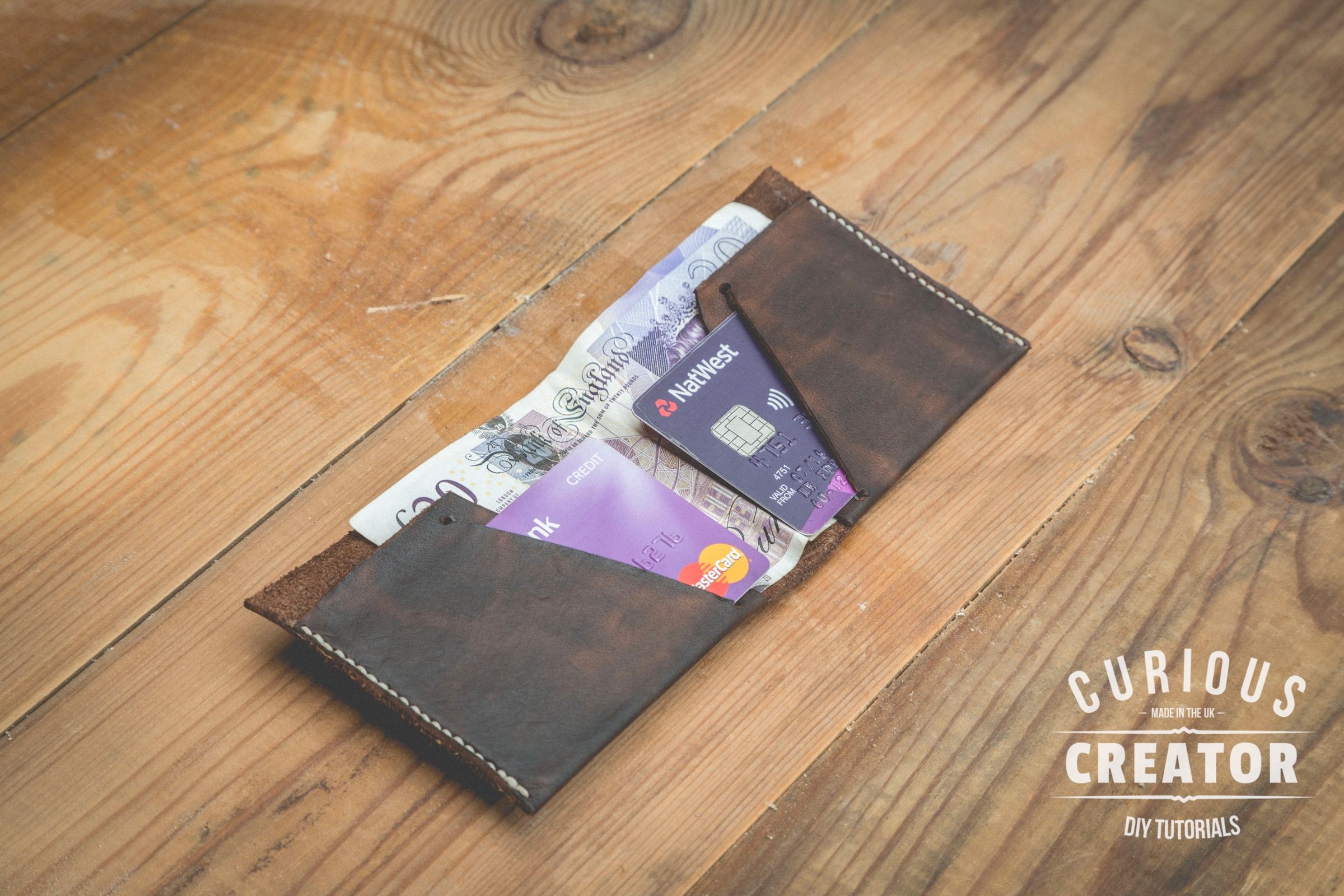 Simple Slim Leather Wallet : 8 Steps (with Pictures) - Instructables