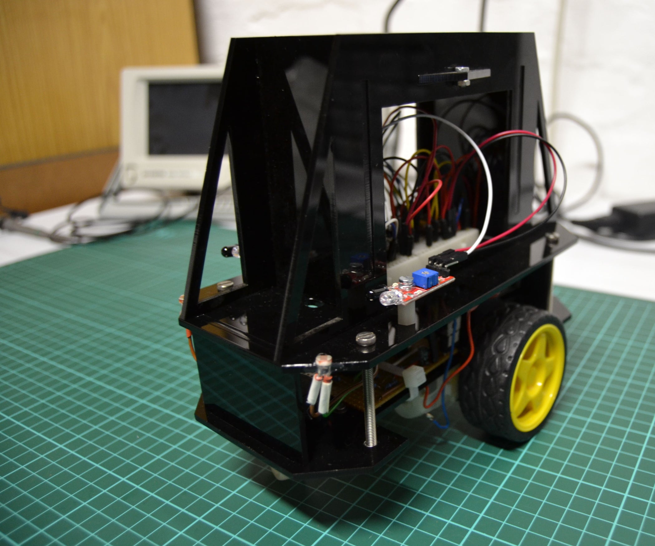 Sensor Platform Robot With IR Control : 13 Steps (with Pictures ...