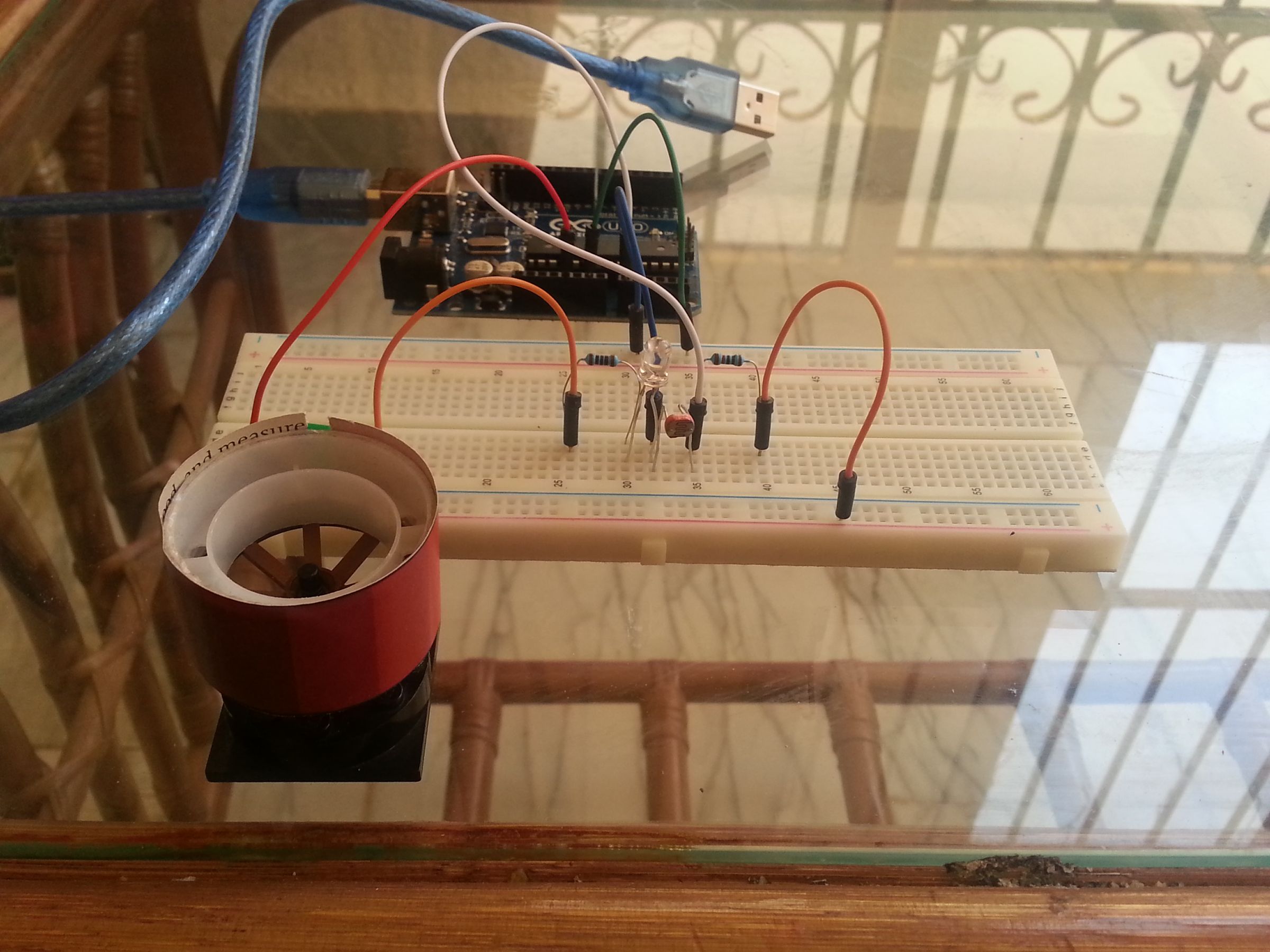 Rotational Input From Arduino Using LDR(light-dependent Resistor) to ...