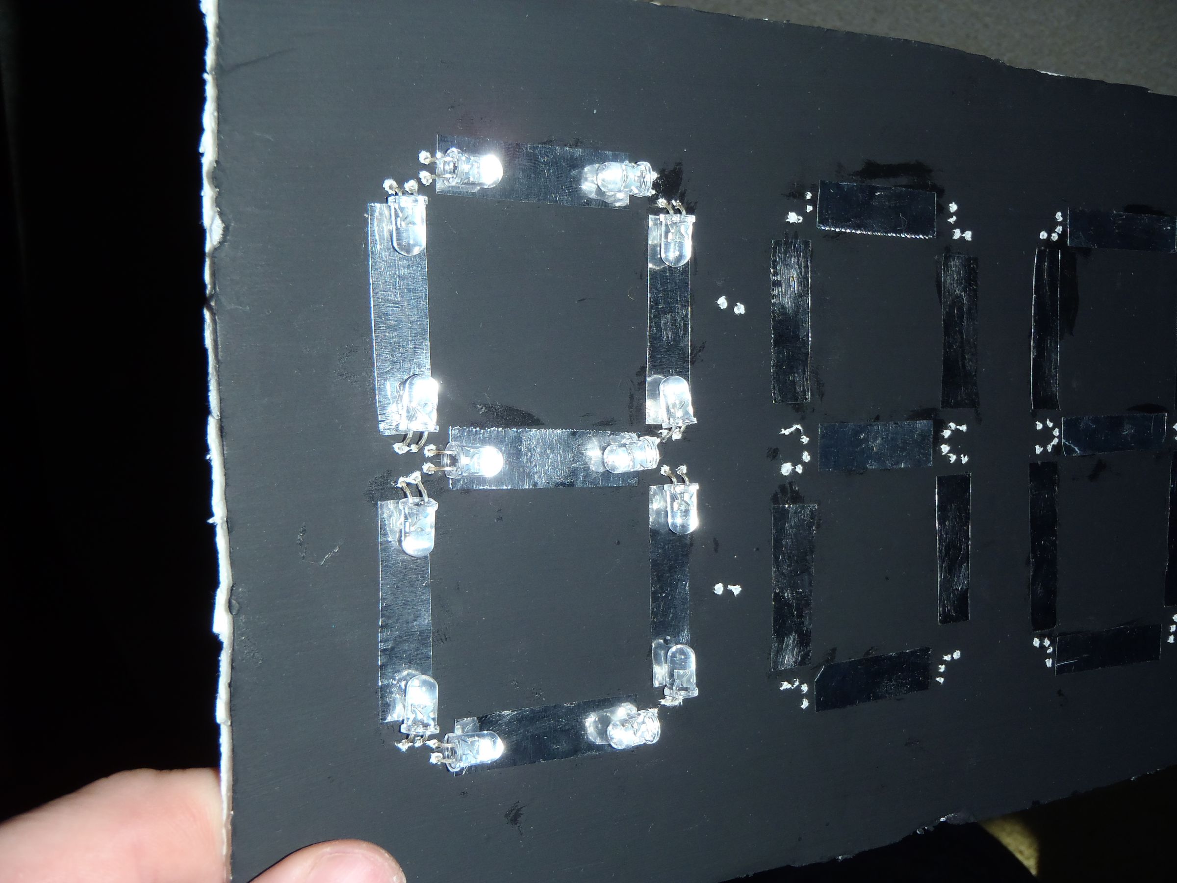 DIY Large LED Lit 7 Segment Display : 10 Steps (with Pictures ...