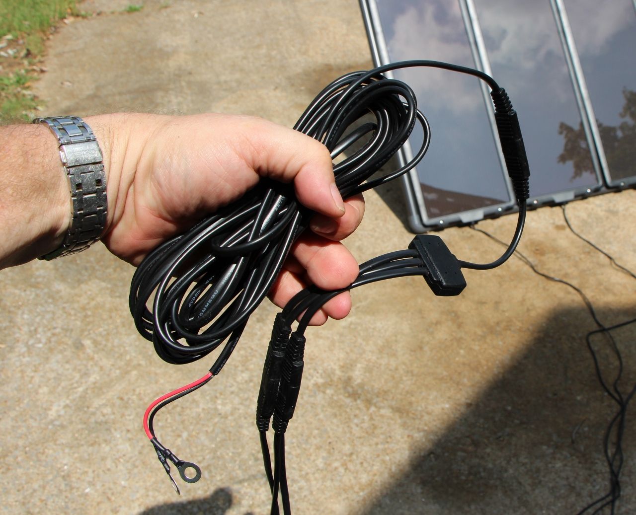 Assembling My Harbor Freight 45 Watt Solar Panel Kit - No Tools Needed ...