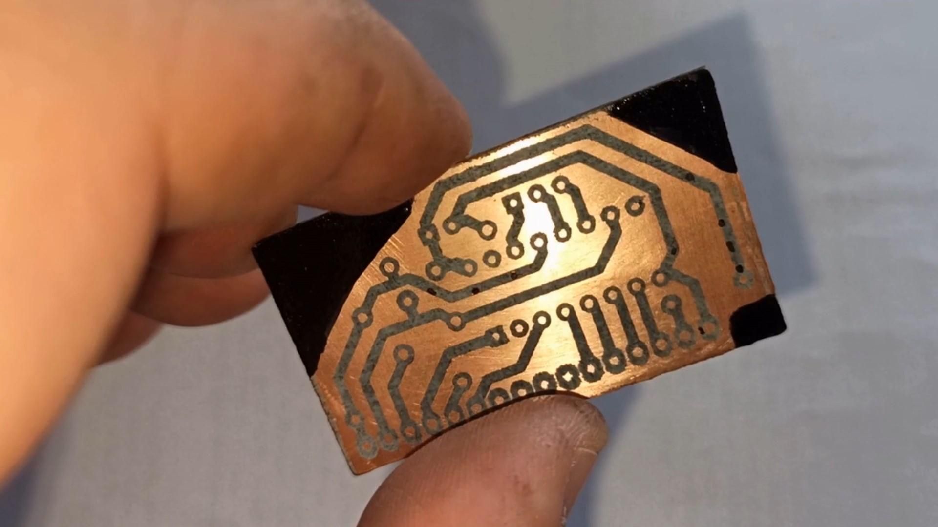 Etching PCB With HCL and Hydrogen Peroxide : 6 Steps - Instructables