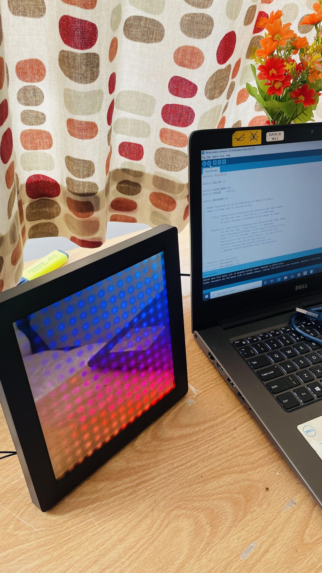 RGB LED Animation Matrix (16x16) : 6 Steps (with Pictures) - Instructables