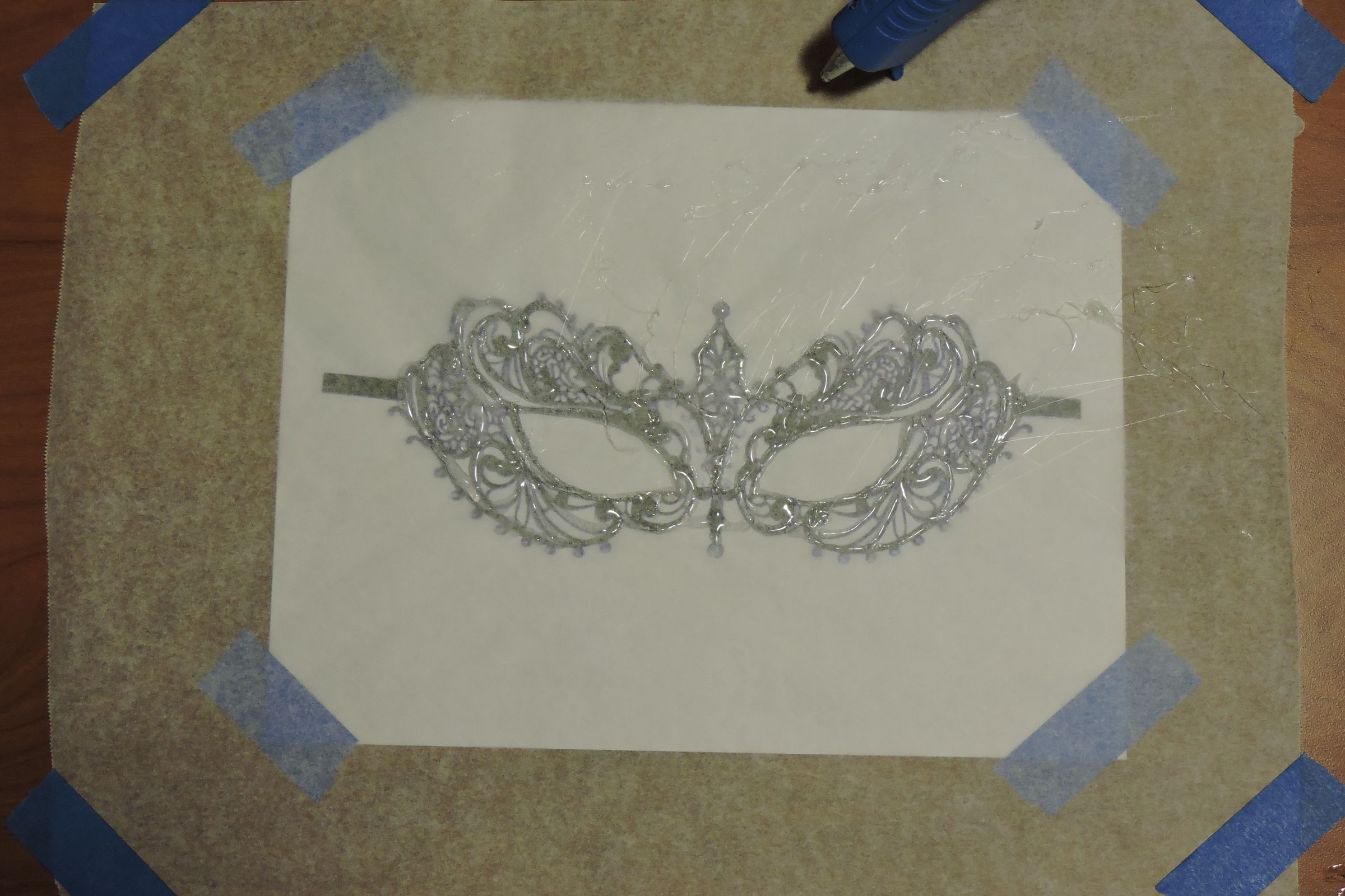 Hot Glue Masquerade Mask : 10 Steps (with Pictures) - Instructables