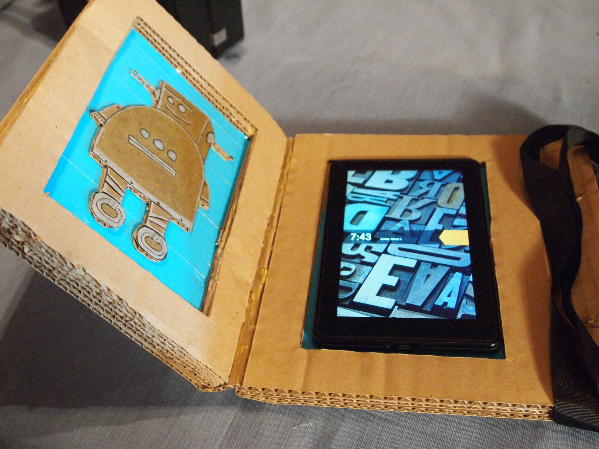 Cardboard Tablet Case With Handle : 5 Steps (with Pictures) - Instructables