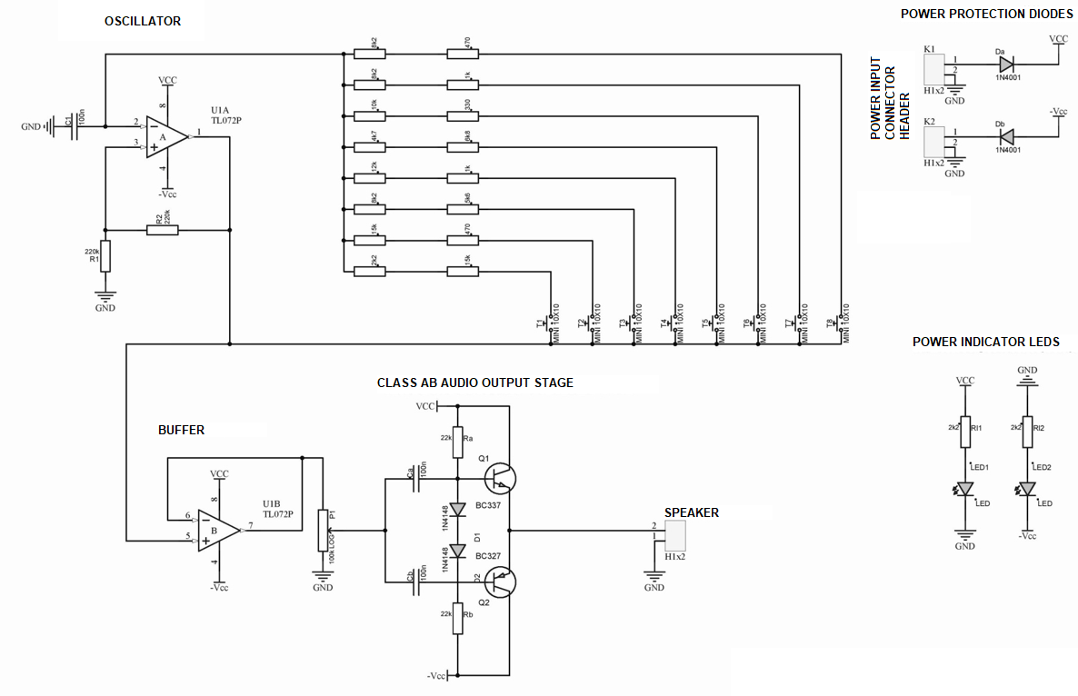 Awesome Analog Synthesizer/Organ Using Only Discrete Components : 10 ...