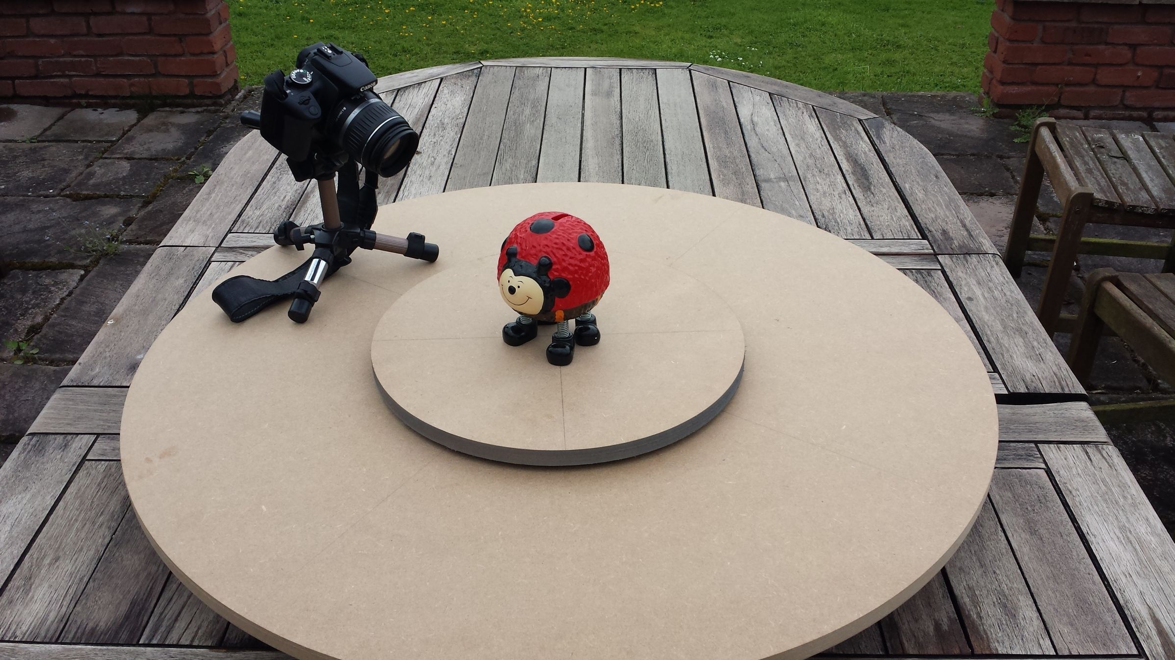 360 Rotating Platform With Fixed Central Platform : 8 Steps (with ...
