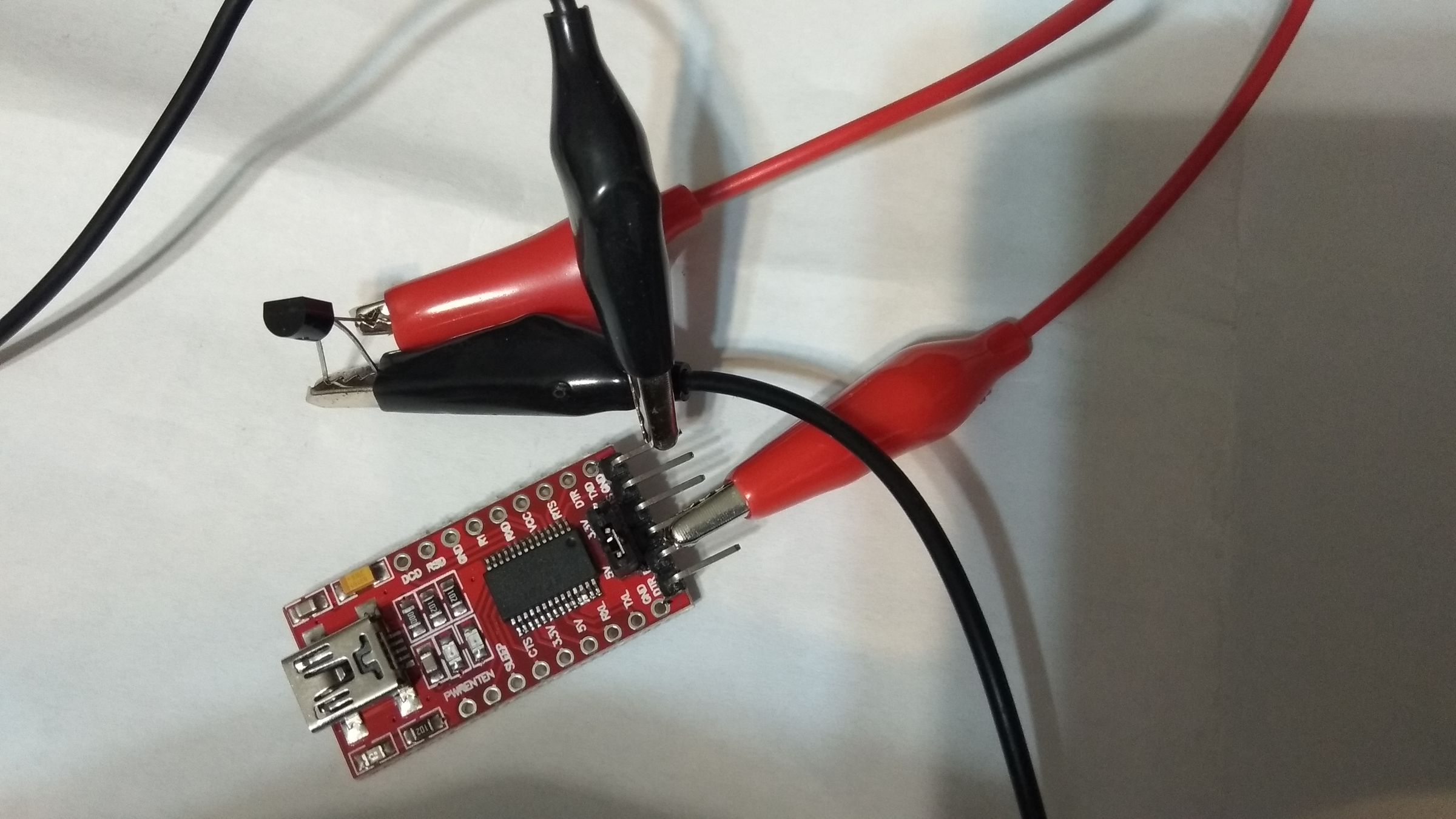 Quick Digital Thermometer Using Cheap USB to TTL Converter and DS18B20 - WITHOUT Arduino or ...