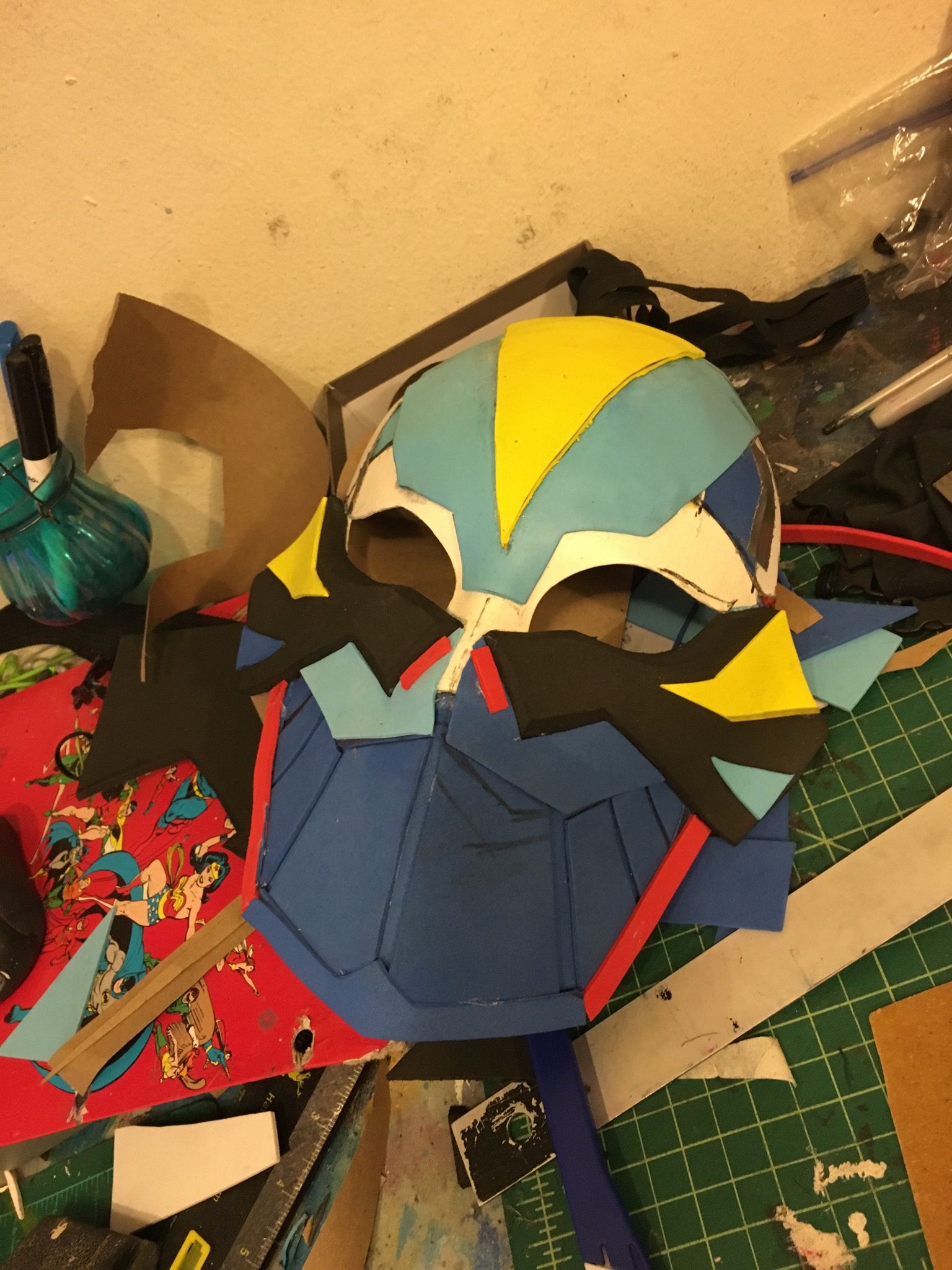 How to Make a DC Young Justice: "Cheshire Cat" Mask : 5 Steps (with ...