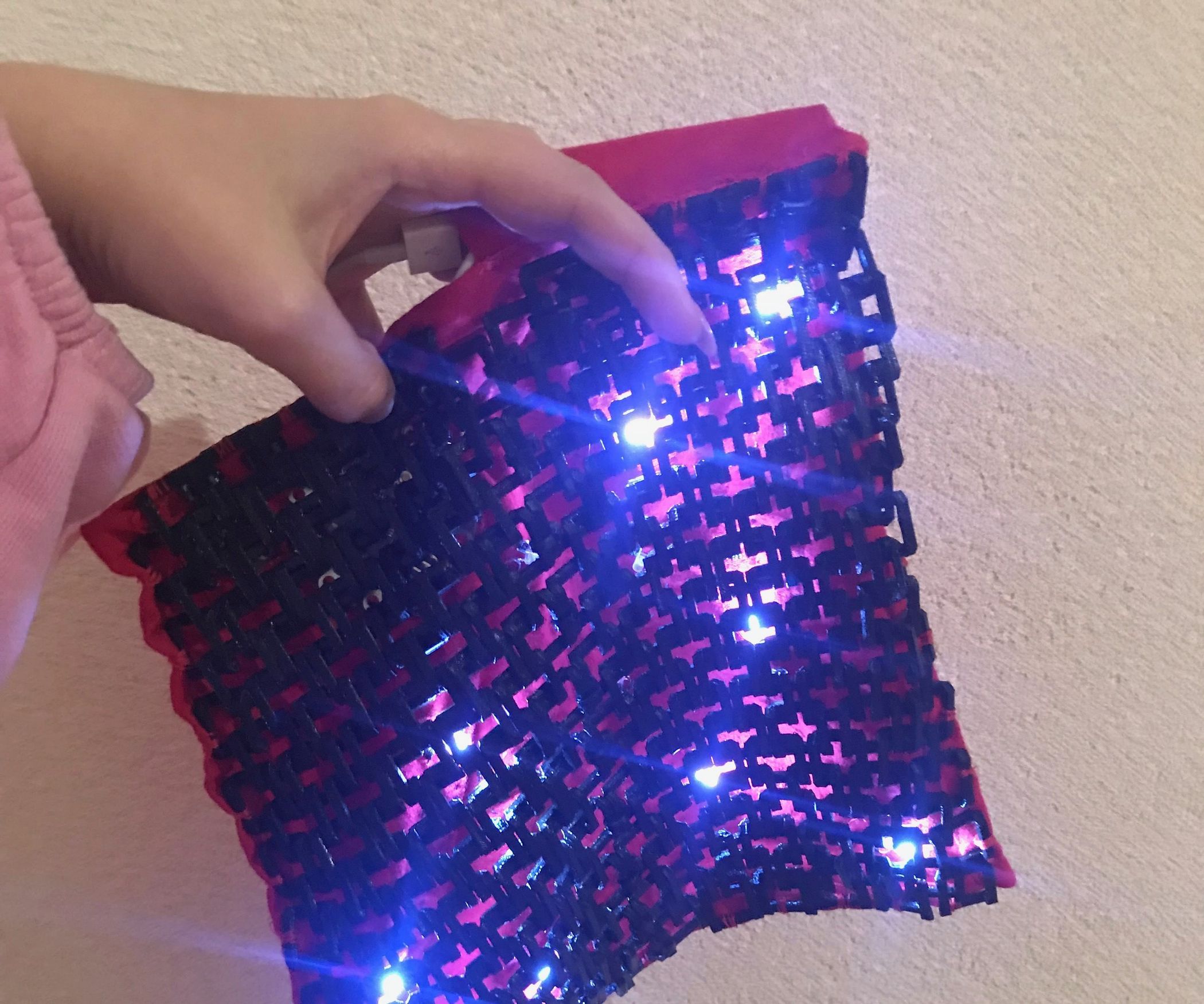 Interactive 3D Printed Fabric With a Wearable, Lilypad, Accelerometer ...