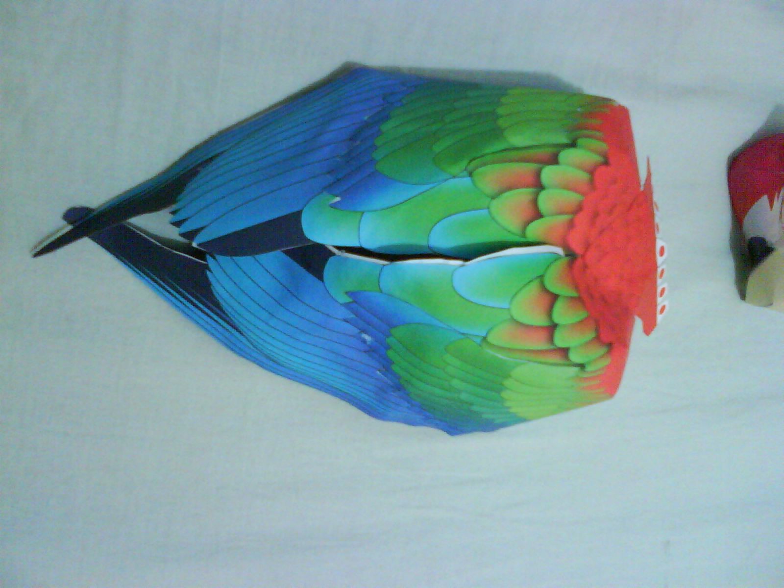 Animatronic Green-Winged Macaw Papercraft : 4 Steps (with Pictures ...
