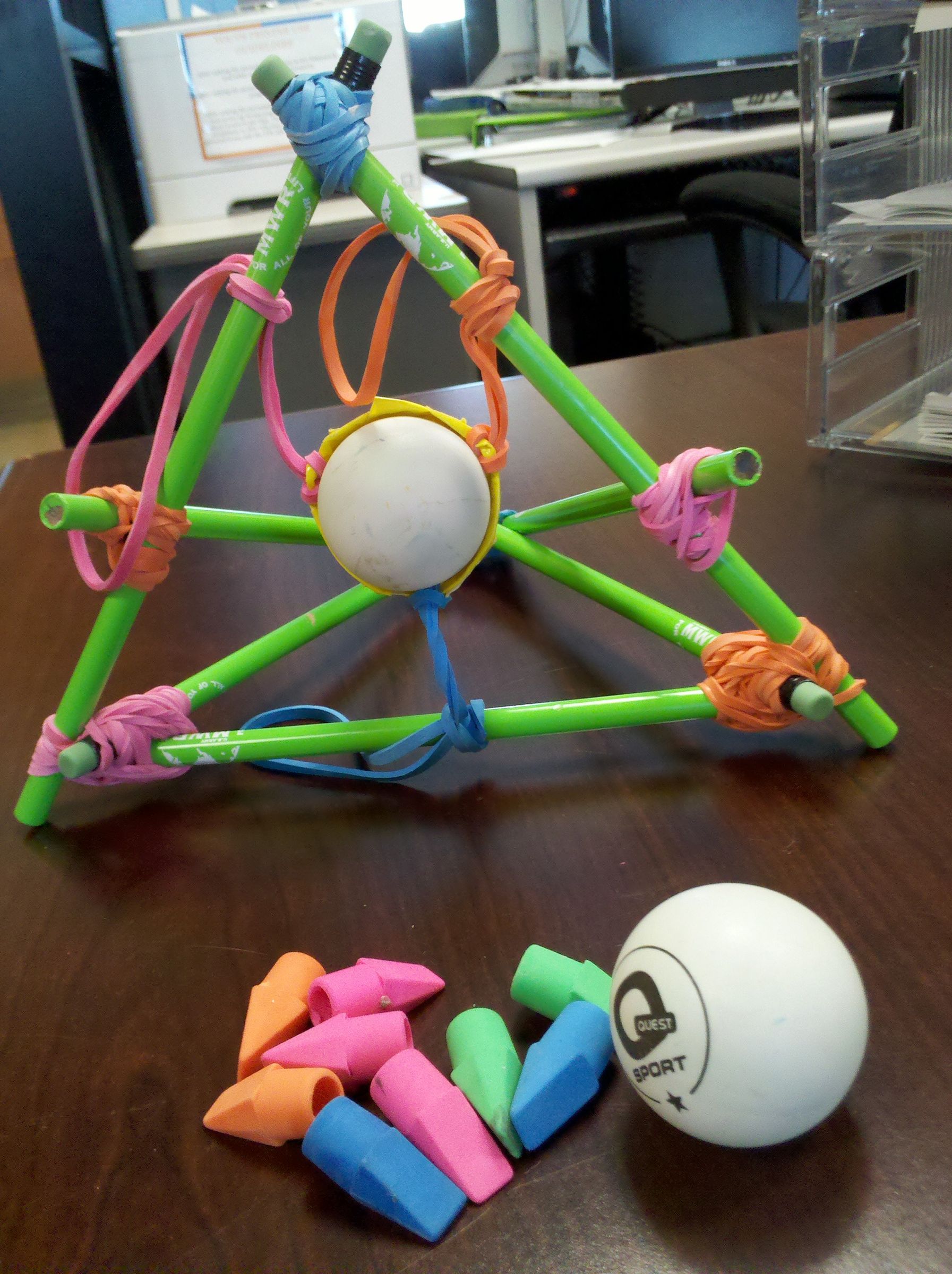 Youth Center Desktop Slingshot Catapult : 7 Steps (with Pictures ...