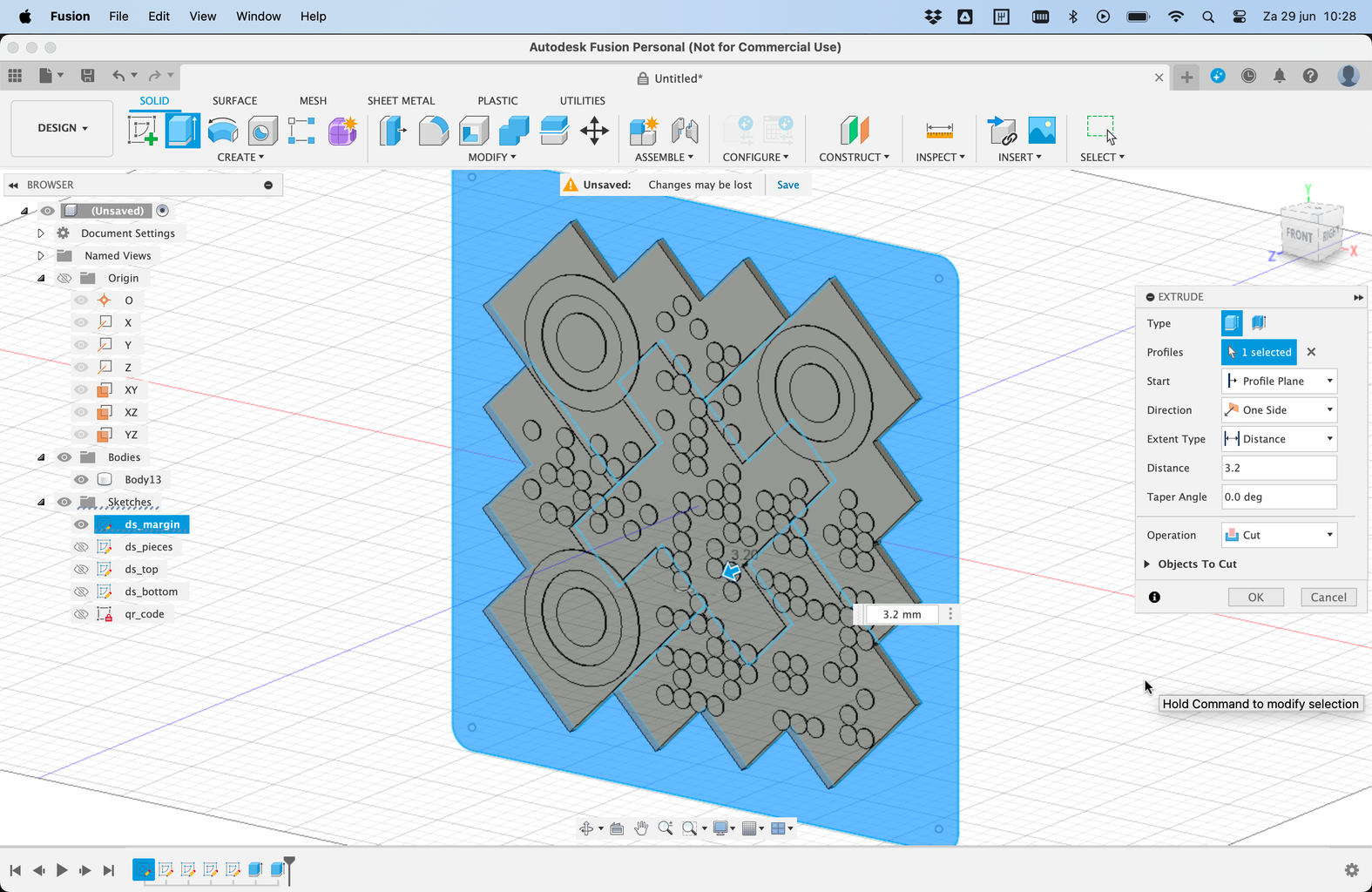 Personalized QR Code Puzzle Gift With Fusion 360 : 8 Steps (with ... Personalized QR Code Puzzle Gift With Fusion 360 : 8 Steps (with ...