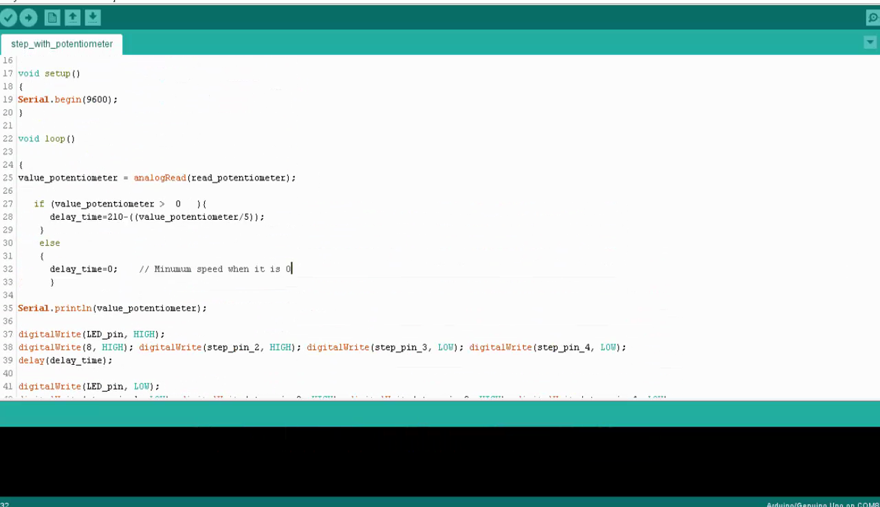 Arduino : How to Control a Stepper Motor With Potentiometer : 5 Steps ...