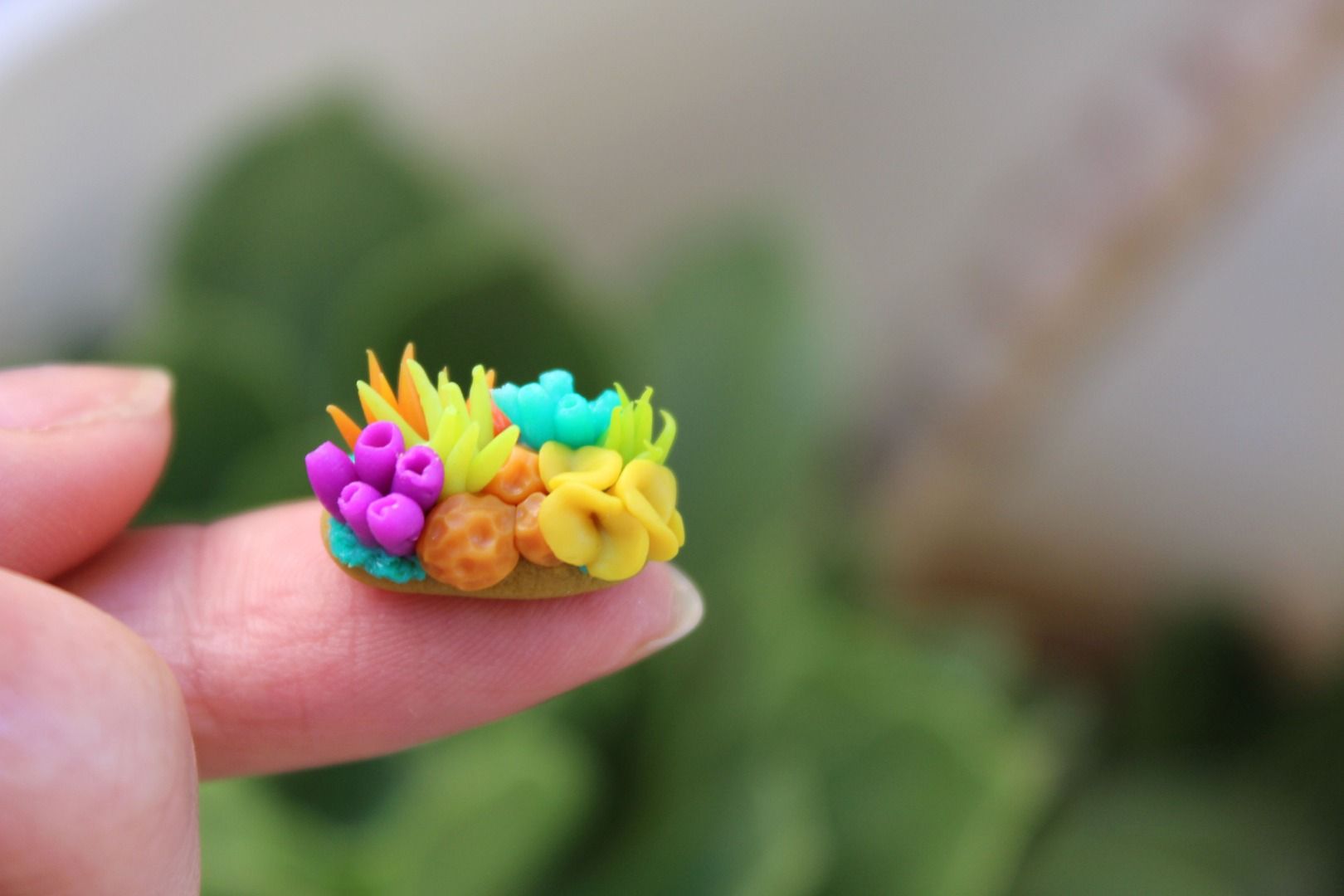 Mini Coral Reef Ring - Polymer Clay : 10 Steps (with Pictures ...
