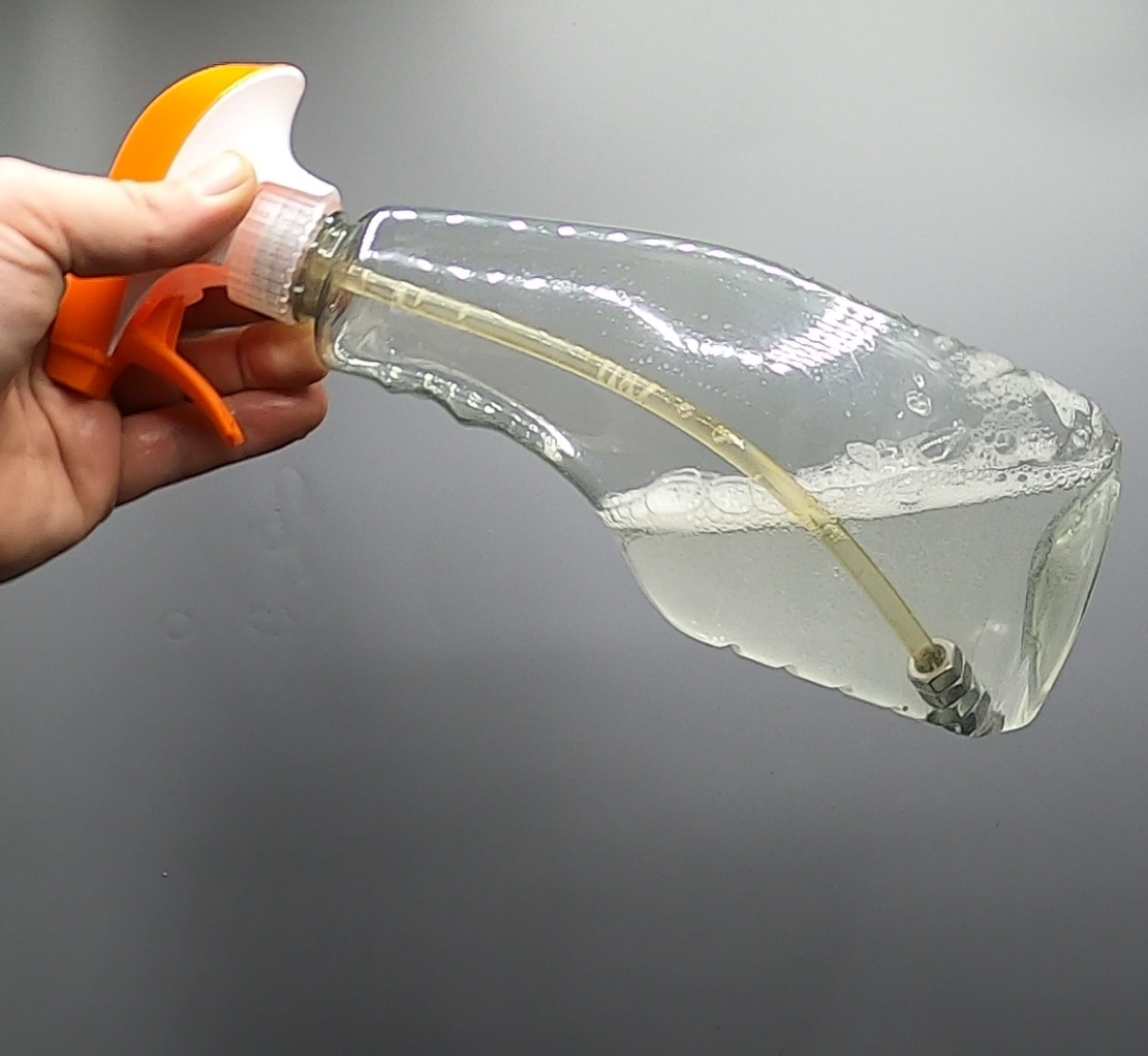 How to Make a Spray Bottle That Works in Any Orientation : 4 Steps ...