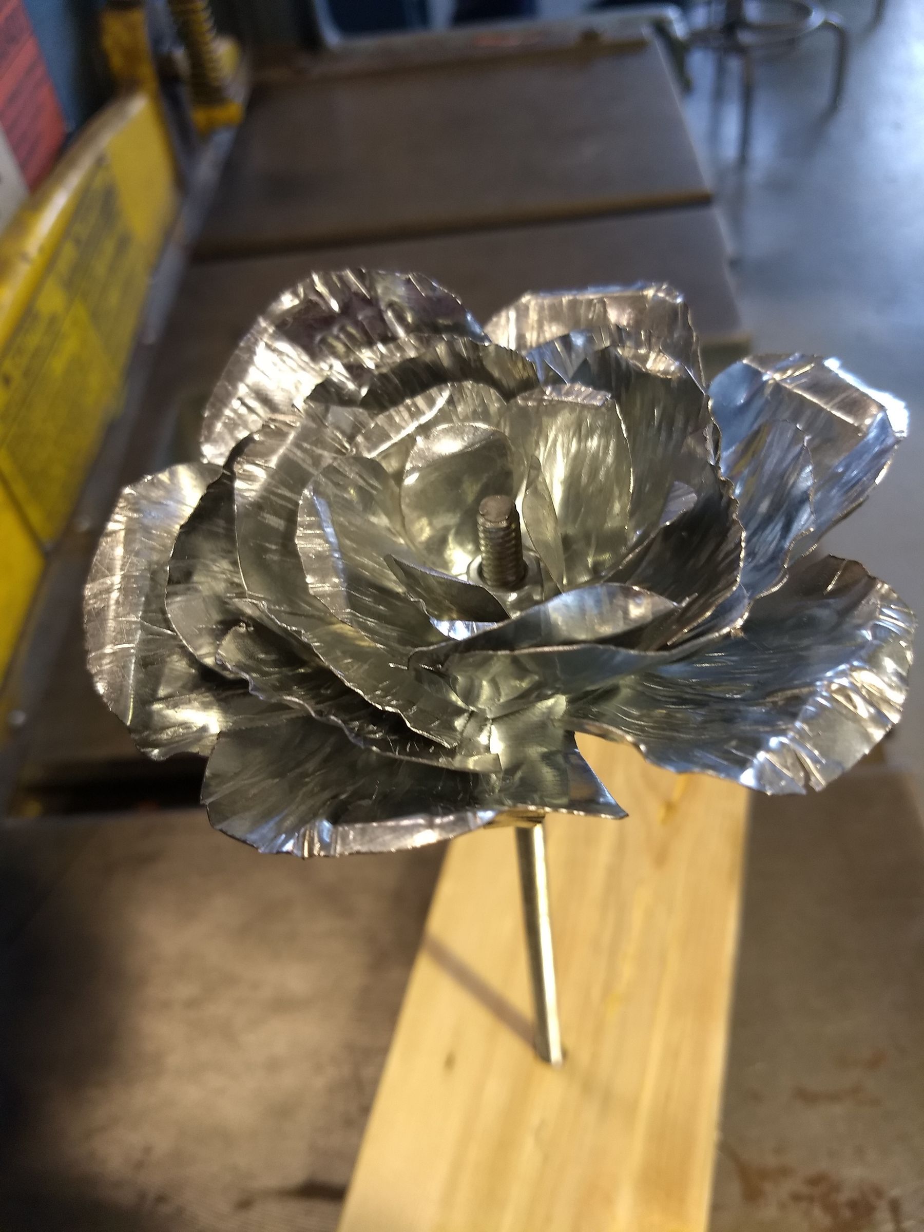 Home Improvement Store: Metal Rose : 14 Steps (with Pictures ...