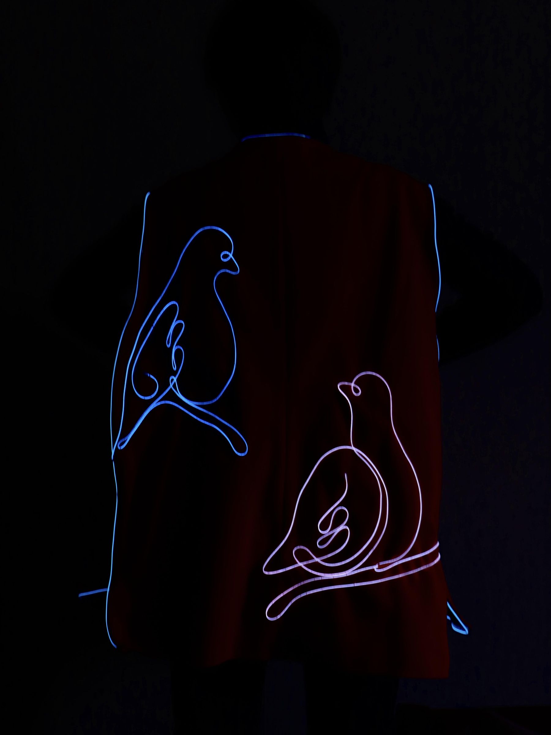 Studio Project 2: Enhanced Clothing With Glowing EL Wire : 7 Steps ...