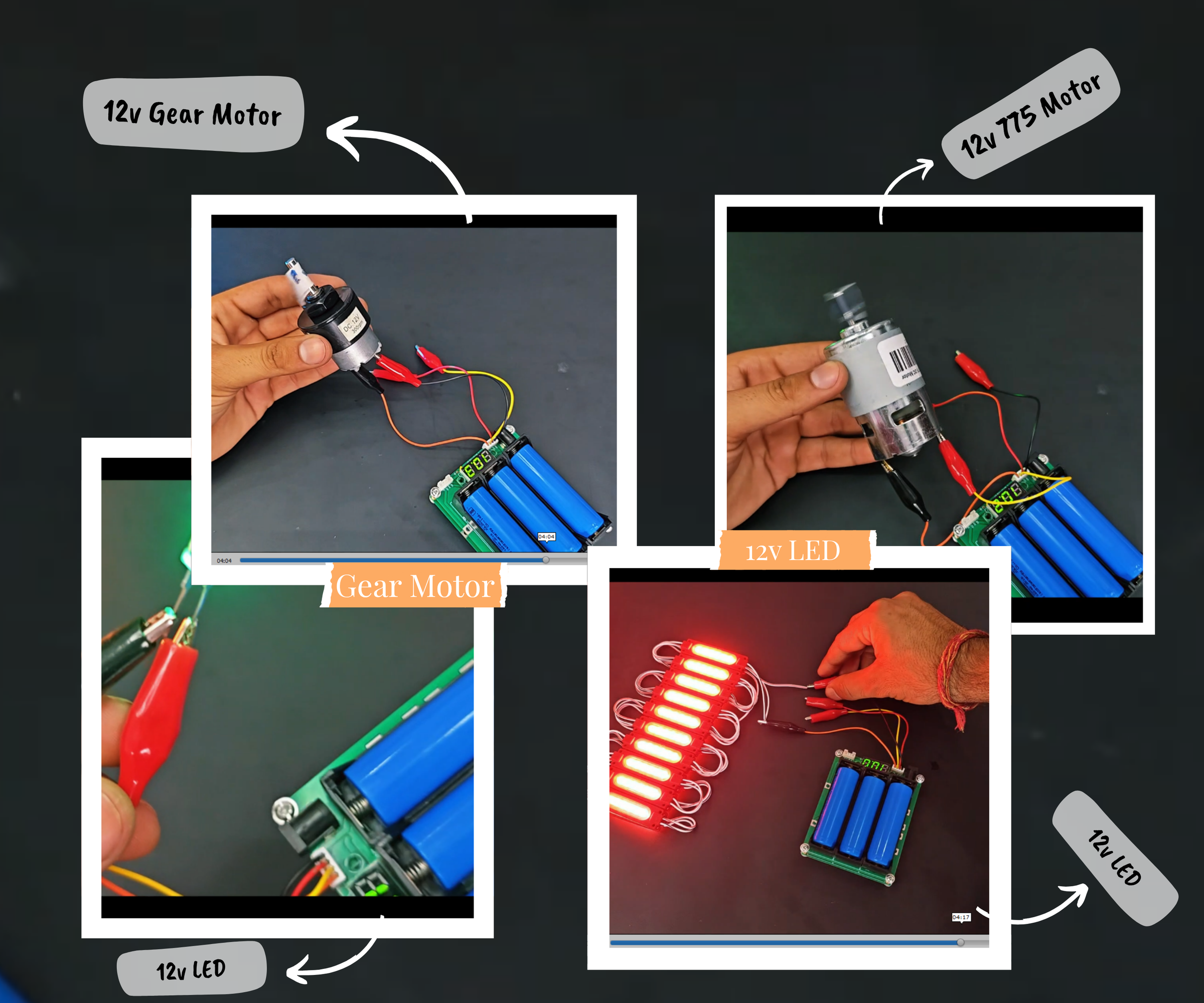 DIY 12V Lithium-Ion Battery Pack | Multi-Voltage Output | Battery Holder + Voltmeter : 9 Steps ...