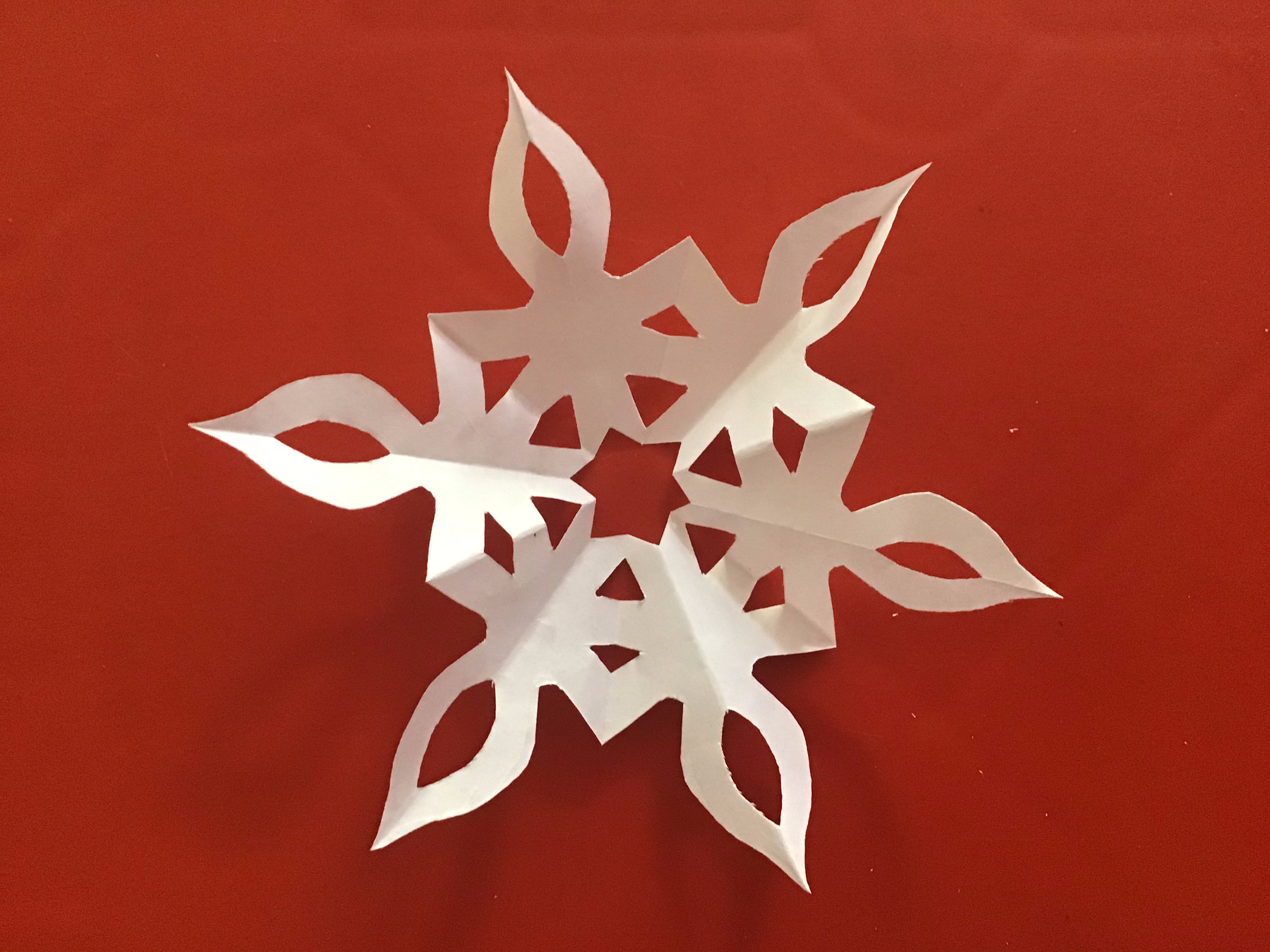 Decorative Paper Snowflakes (6 Pointed) : 8 Steps (with Pictures ...