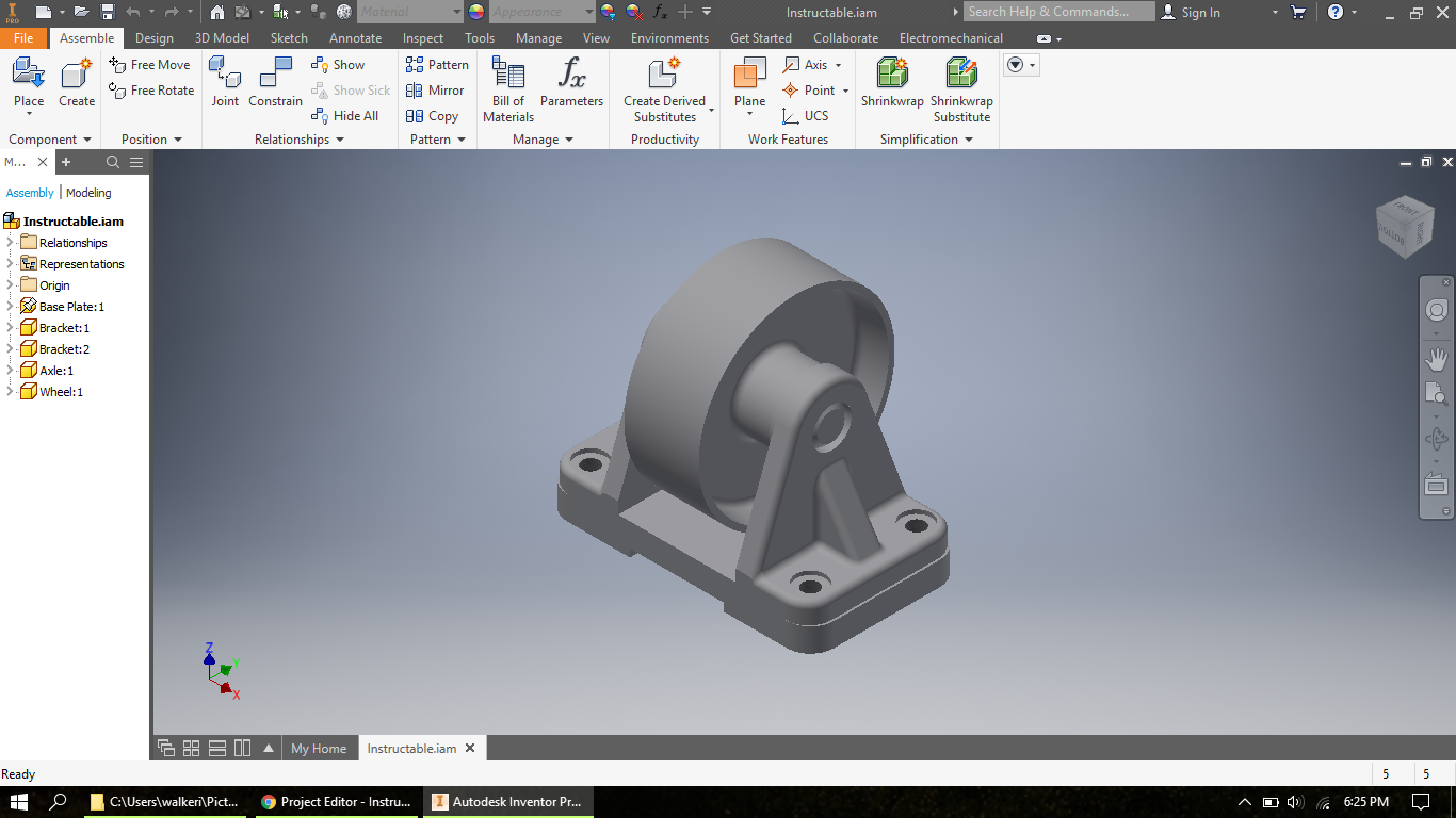How to Create an Assembly in Inventor : 20 Steps - Instructables