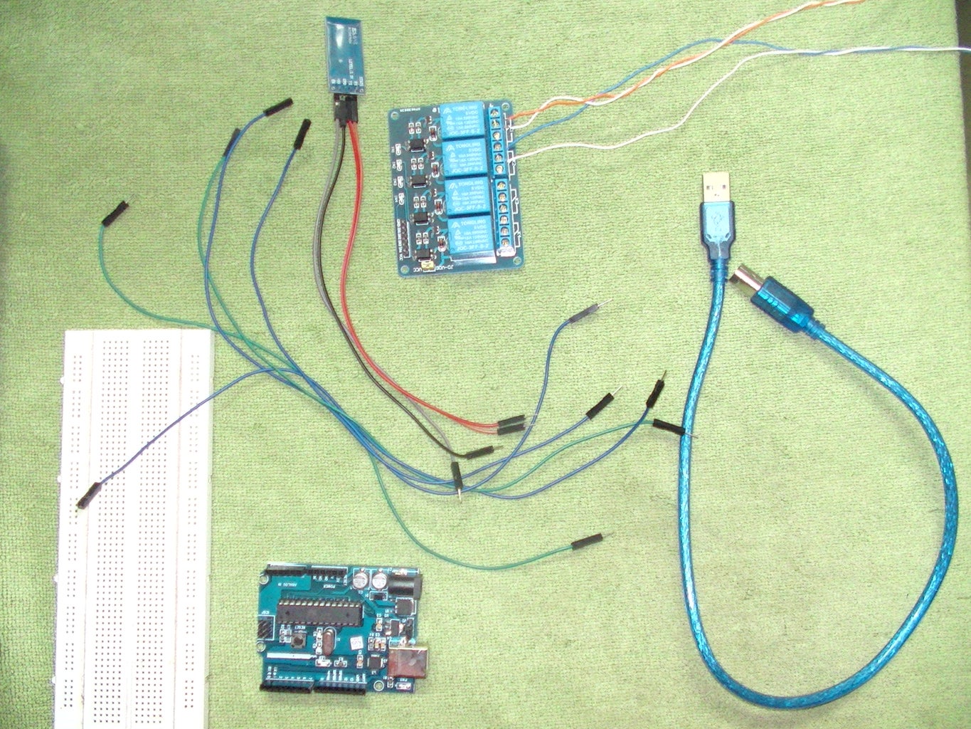 Home Automation Voice Control Using Arduino Uno And Bluetooth 4 Steps