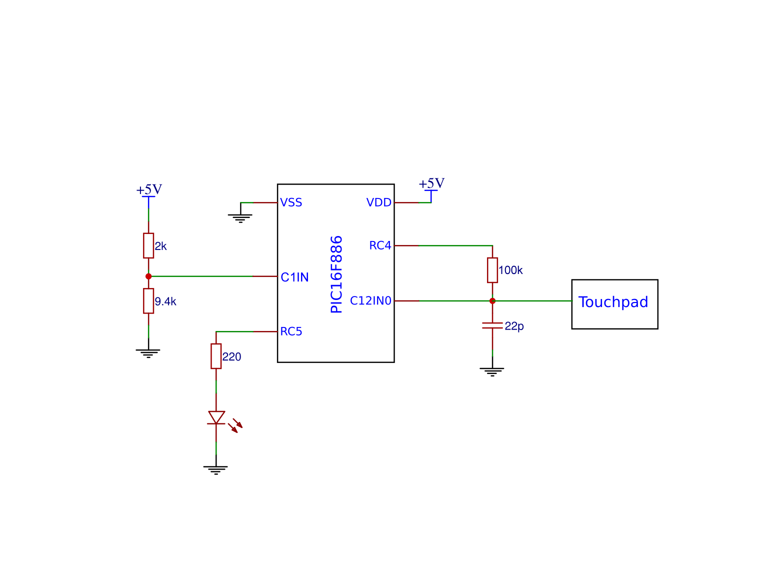 Capacitive Touch With PIC16F886 Microcontroller : 3 Steps - Instructables
