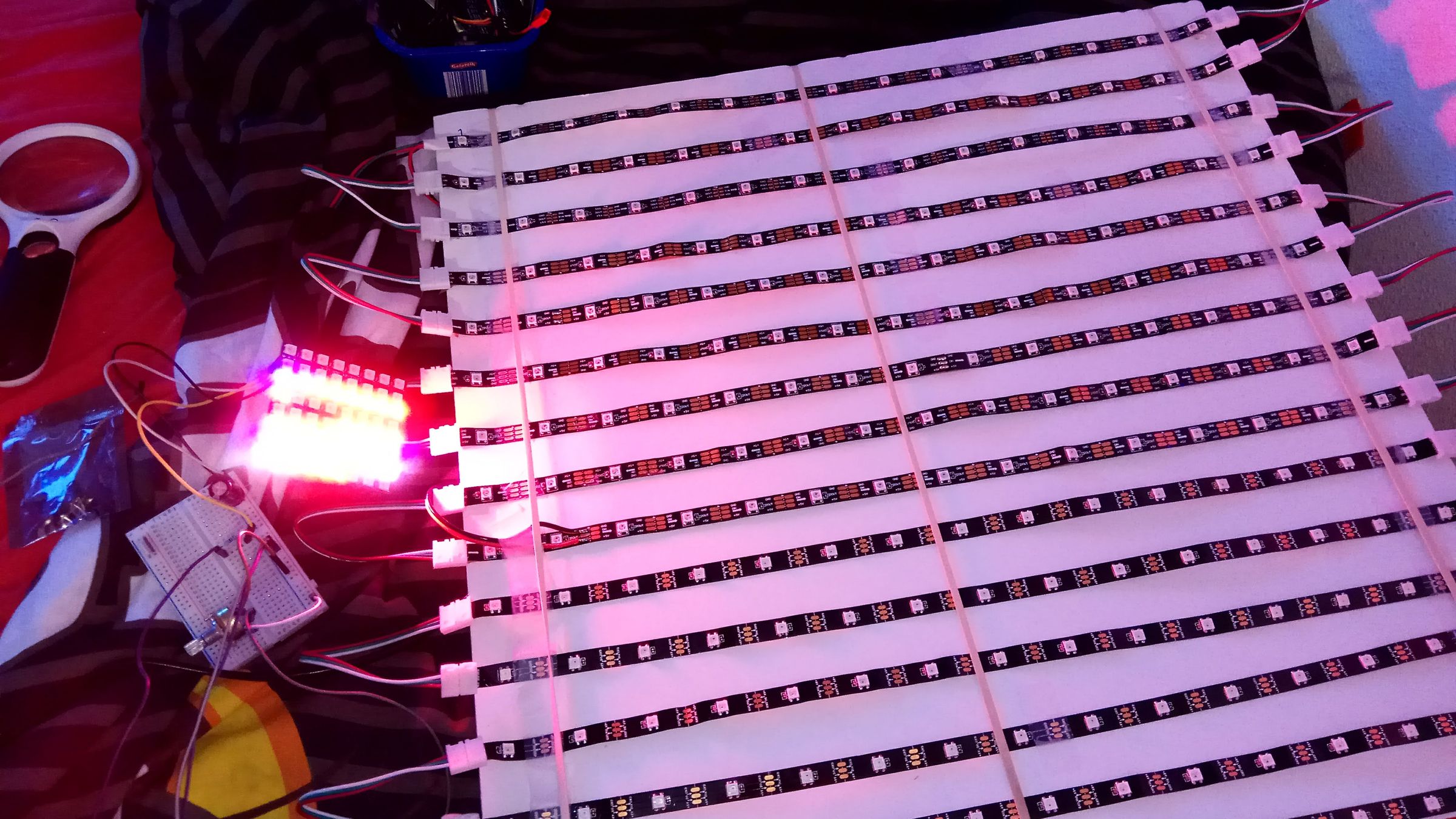 SEE-THROUGH LED MATRIX WITH WASHERS : 6 Steps (with Pictures ...