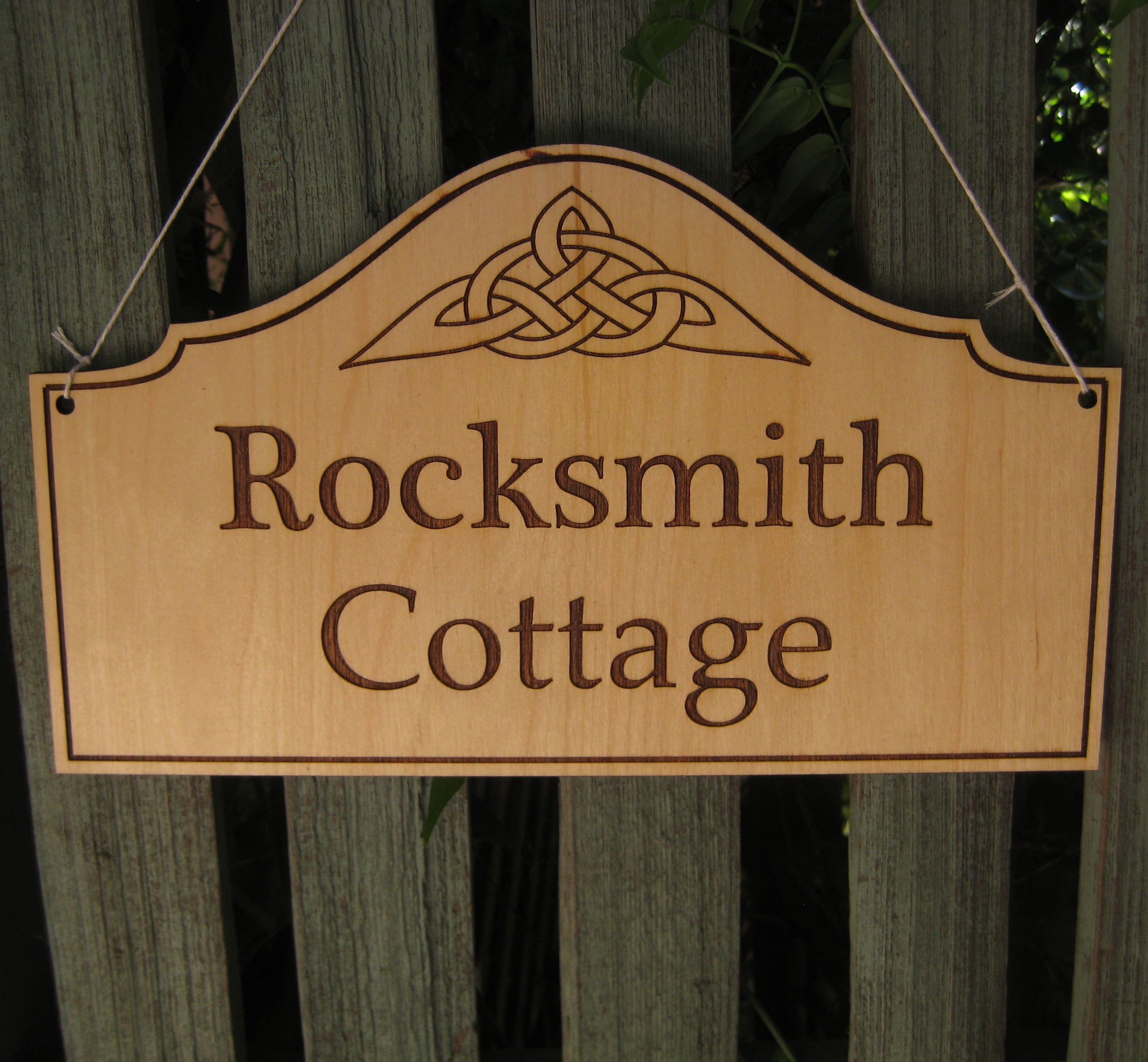 Laser Cut House Sign - Instructables