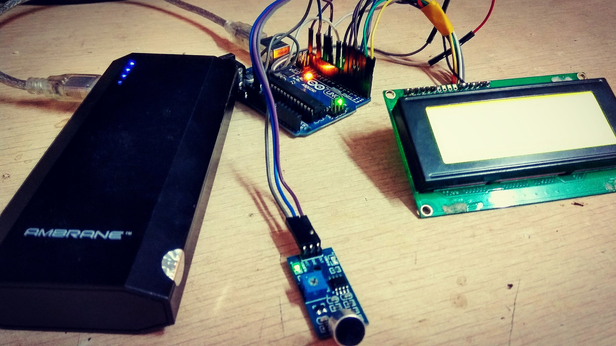Arduino Clap Switch Lcd 4 Steps Instructables