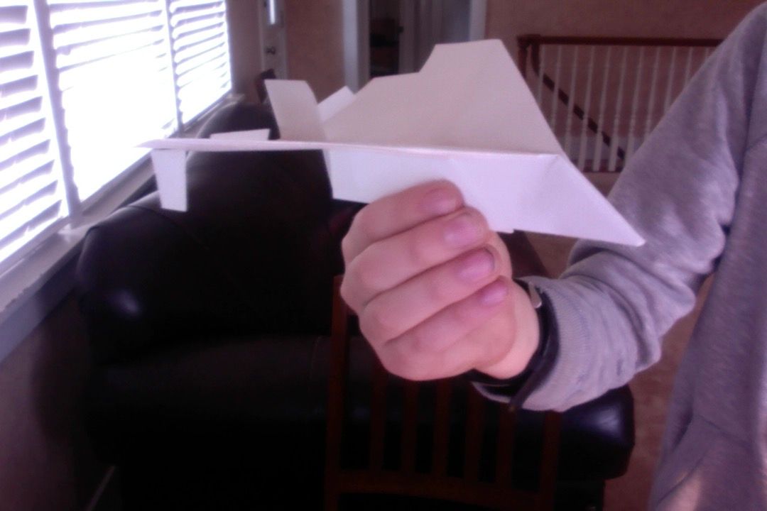 How to Make the UltraSpectre Paper Airplane : 6 Steps (with Pictures ...