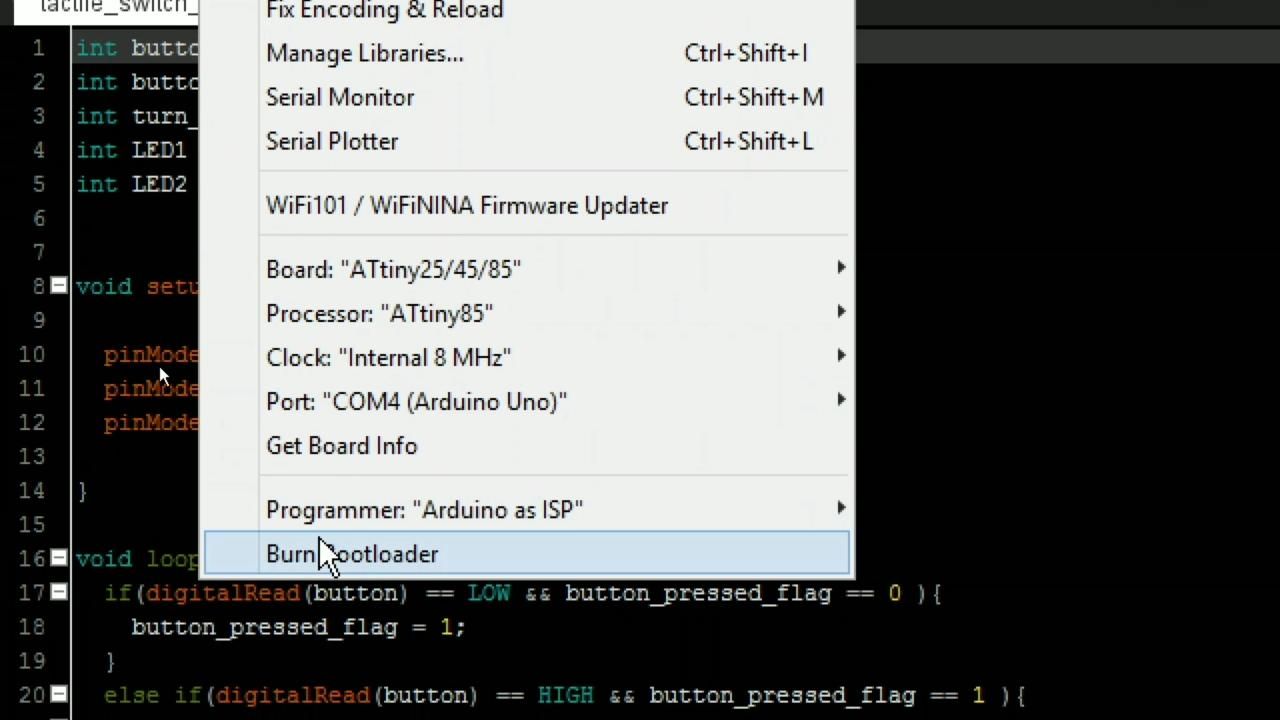 How to Program Any Type of AVR Microcontroller With Arduino Ide || Hex ...