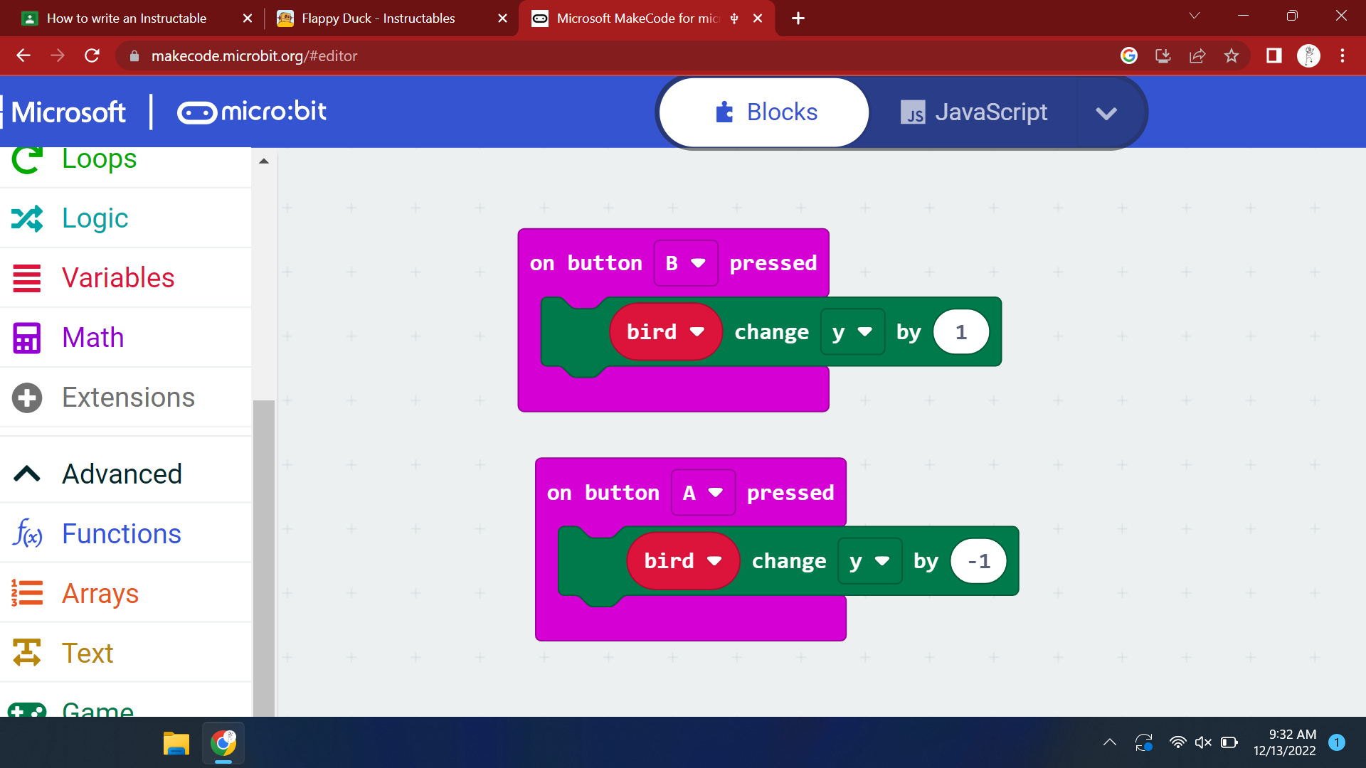 Flappy Duck : 4 Steps - Instructables
