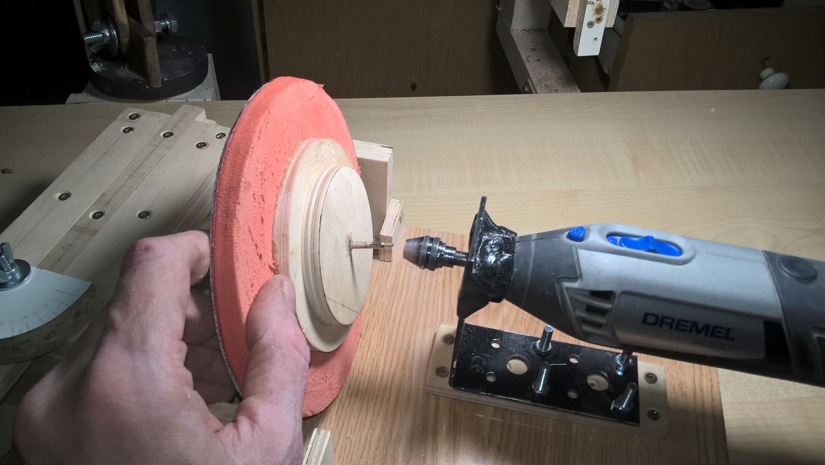Dremel Disk Sander - Easy and Cheap : 3 Steps - Instructables
