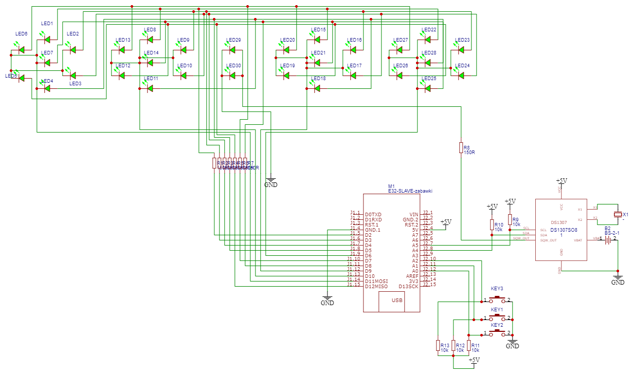 Arduino Skeleton Seven-Segment Clock : 12 Steps (with Pictures ...