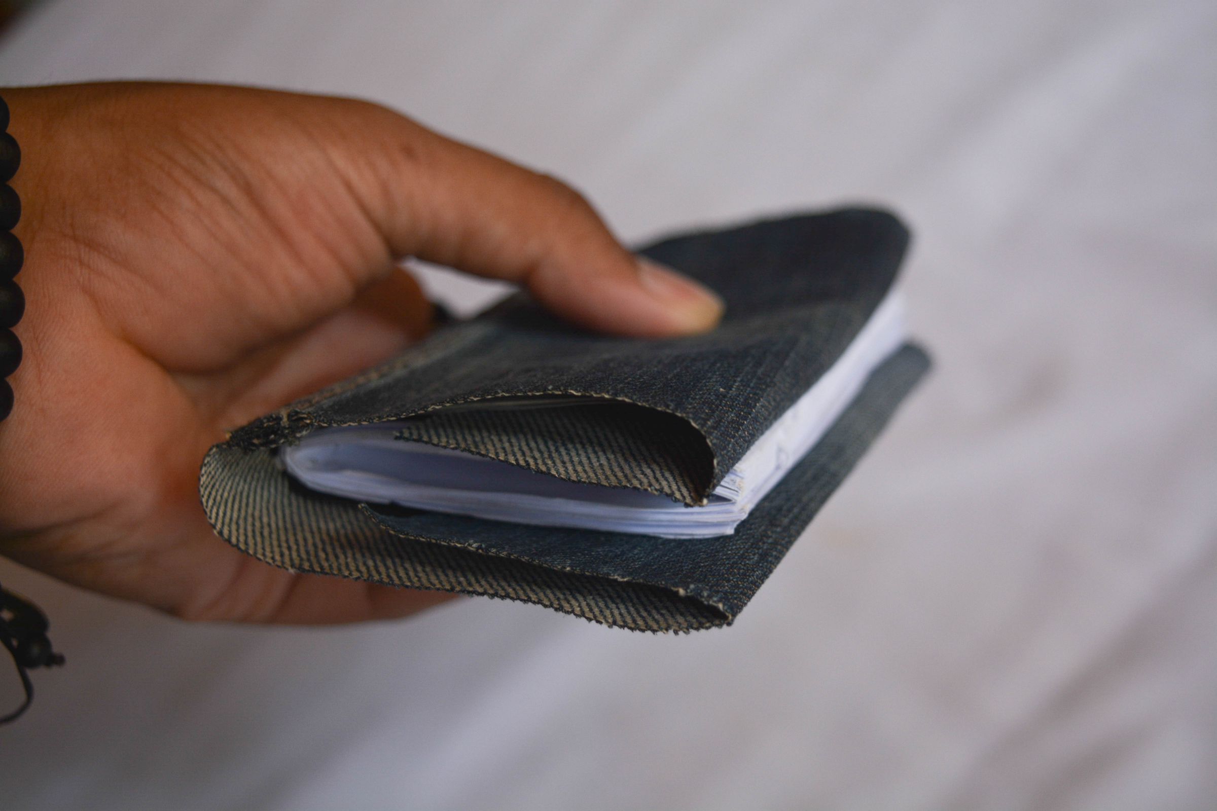 DIY- Cool Denim Pocket Notebook (with Pictures) : 5 Steps (with ...