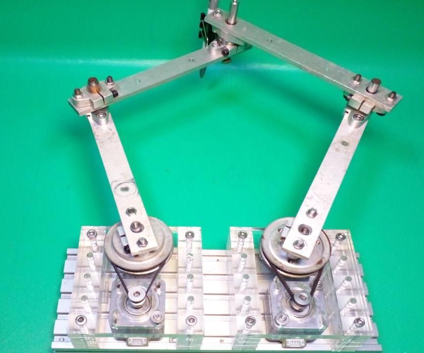 DIY Scara Robot Homemade Parallel Dual Arm Robotic : 3 Steps ...