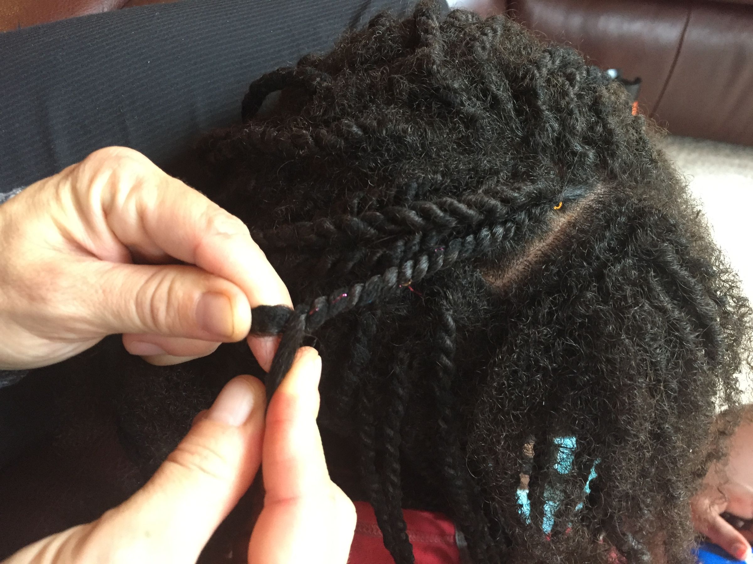 Sparkle Yarn Hair Extensions : 3 Steps (with Pictures) - Instructables