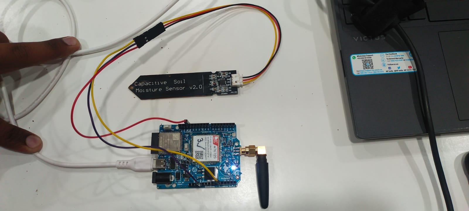 INTERFACING SOIL MOISTURE SENSOR USING BHARAT PI : 8 Steps - Instructables INTERFACING SOIL MOISTURE SENSOR USING BHARAT PI : 8 Steps - Instructables