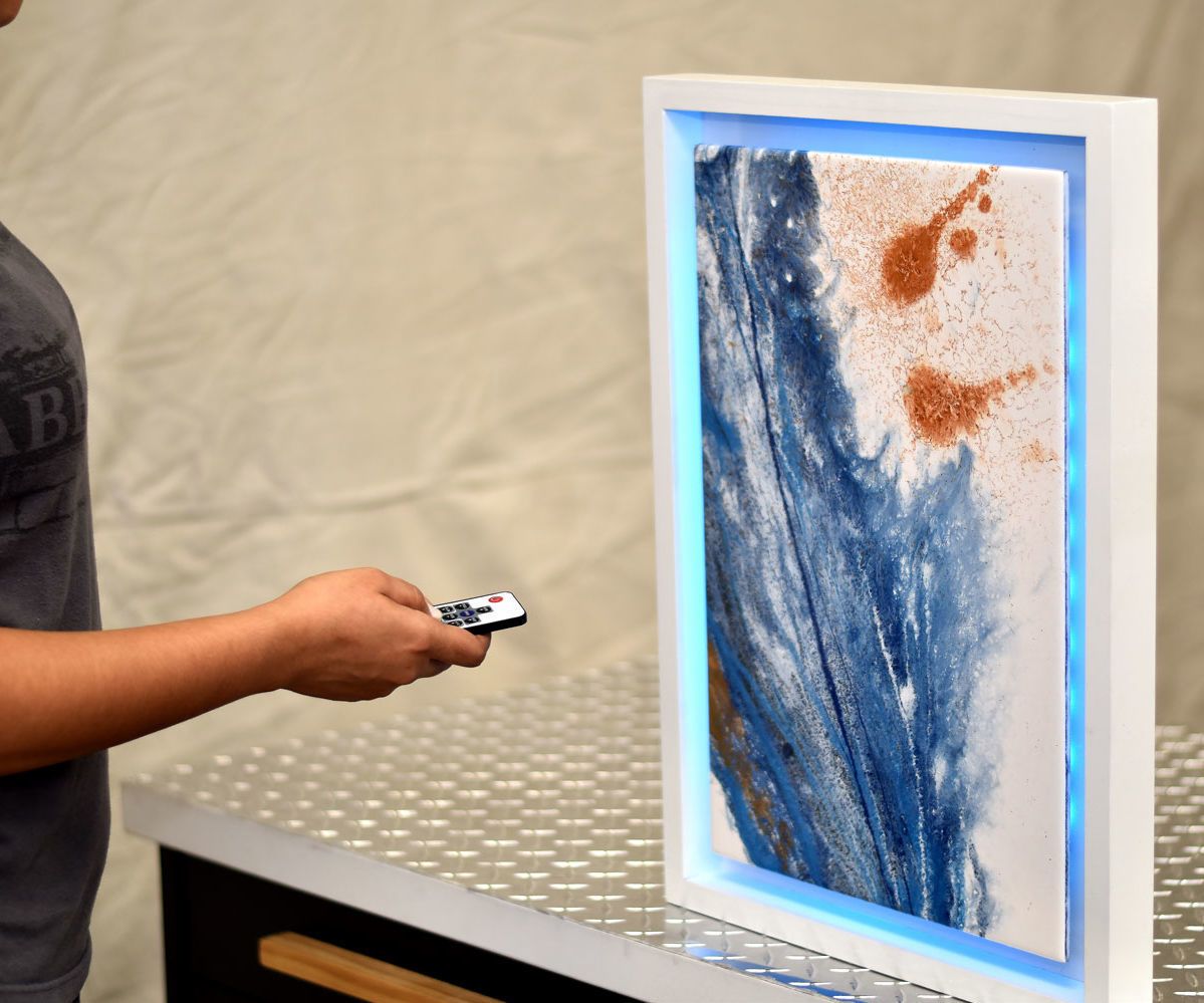Epoxy Resin Wall Art With LEDs : 8 Steps (with Pictures) - Instructables