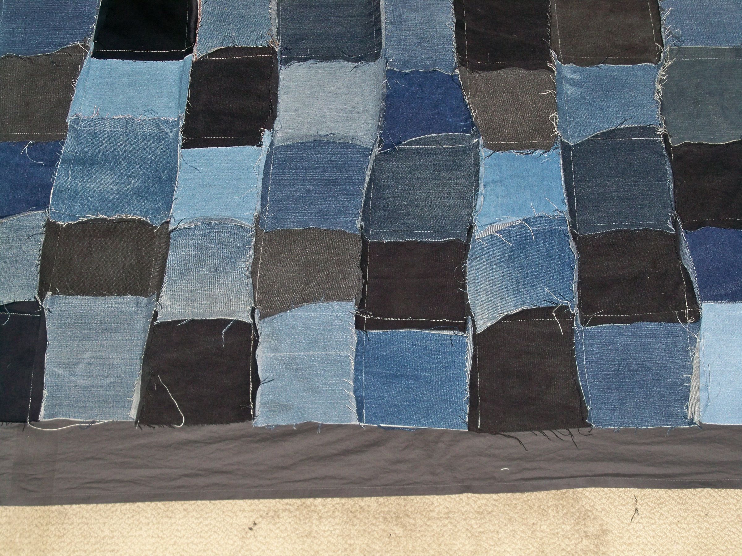 Denim Rag Quilt : 17 Steps (with Pictures) - Instructables