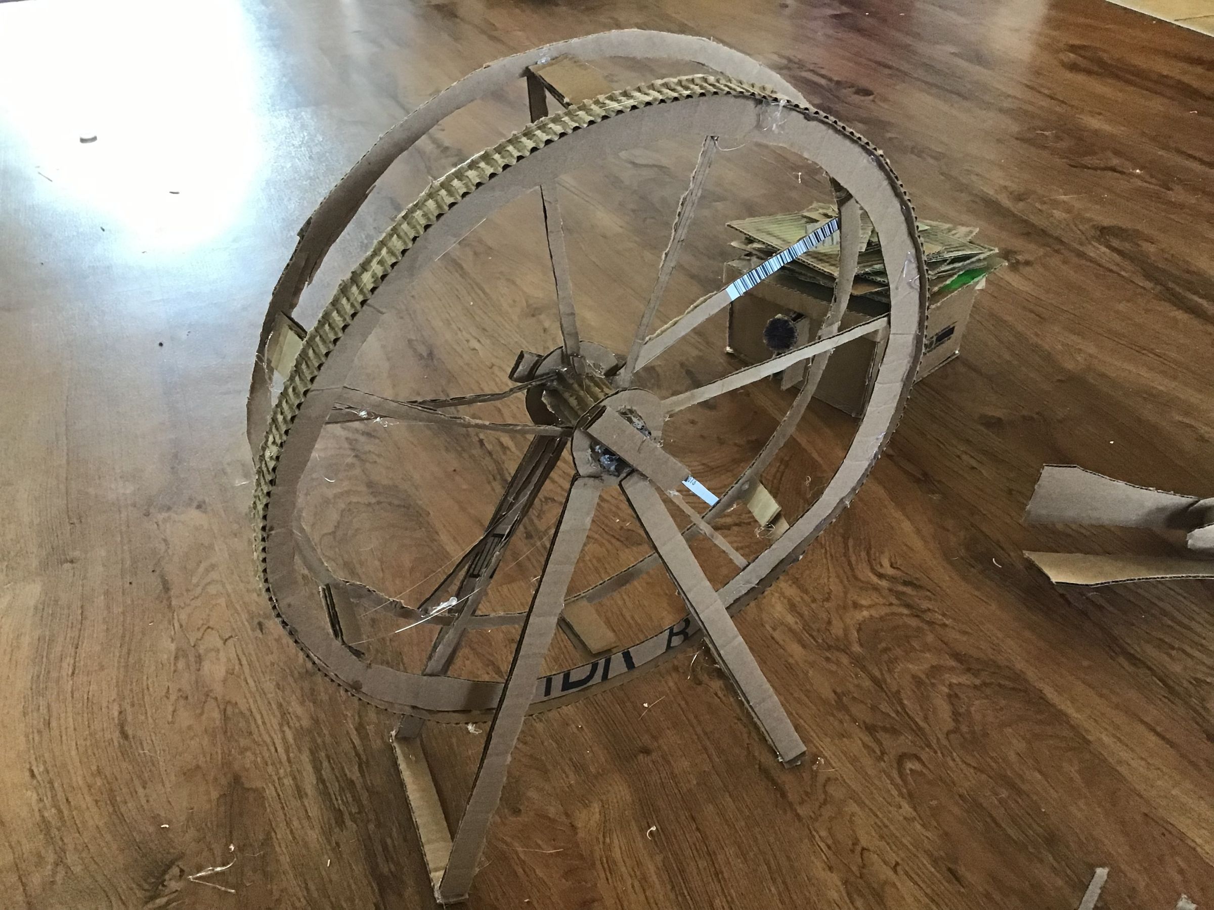 Cardboard Ferris Wheel : 9 Steps - Instructables
