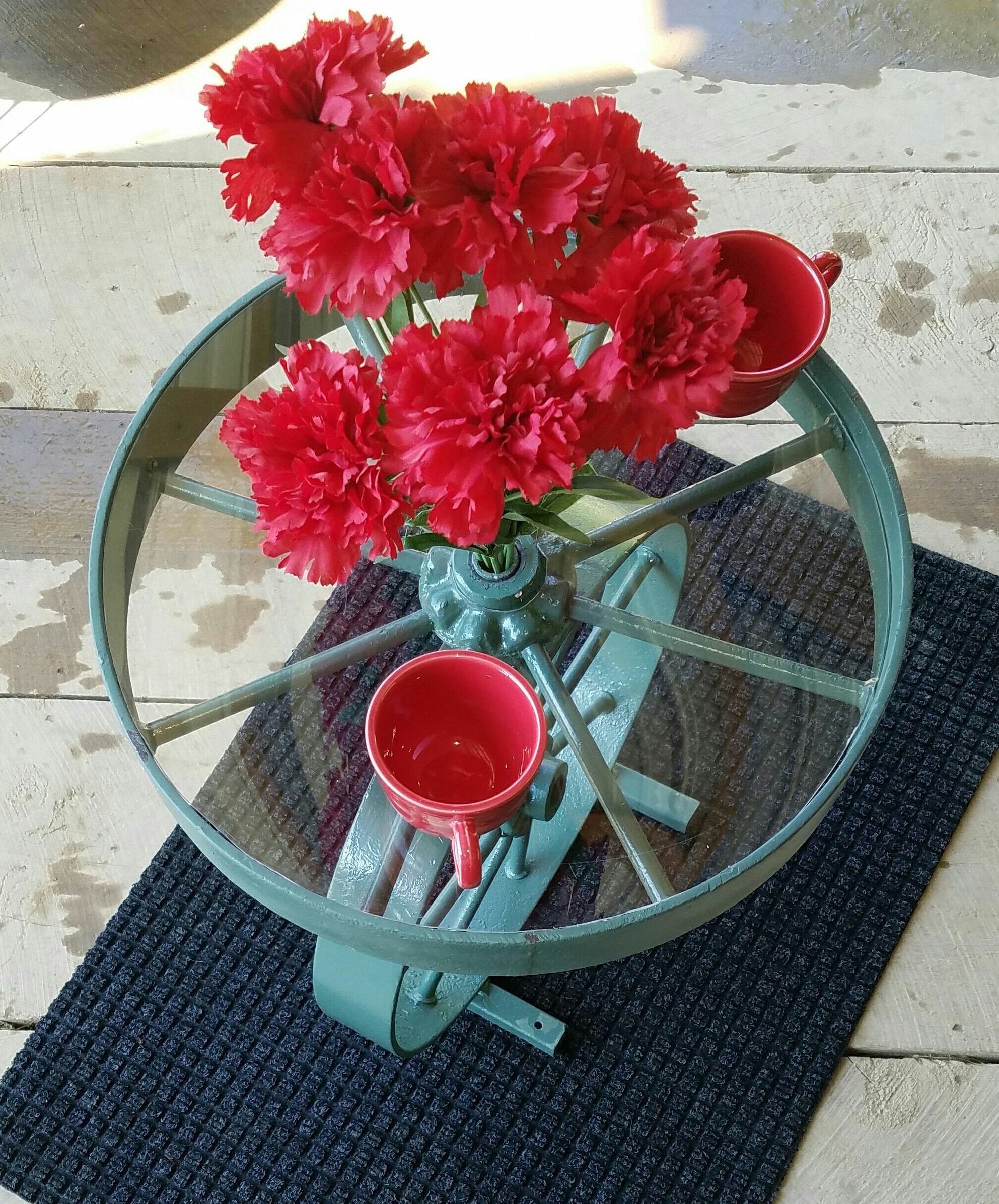Repurpose Old Wheels Into an Awesome Spinning Table! : 15 Steps (with ...